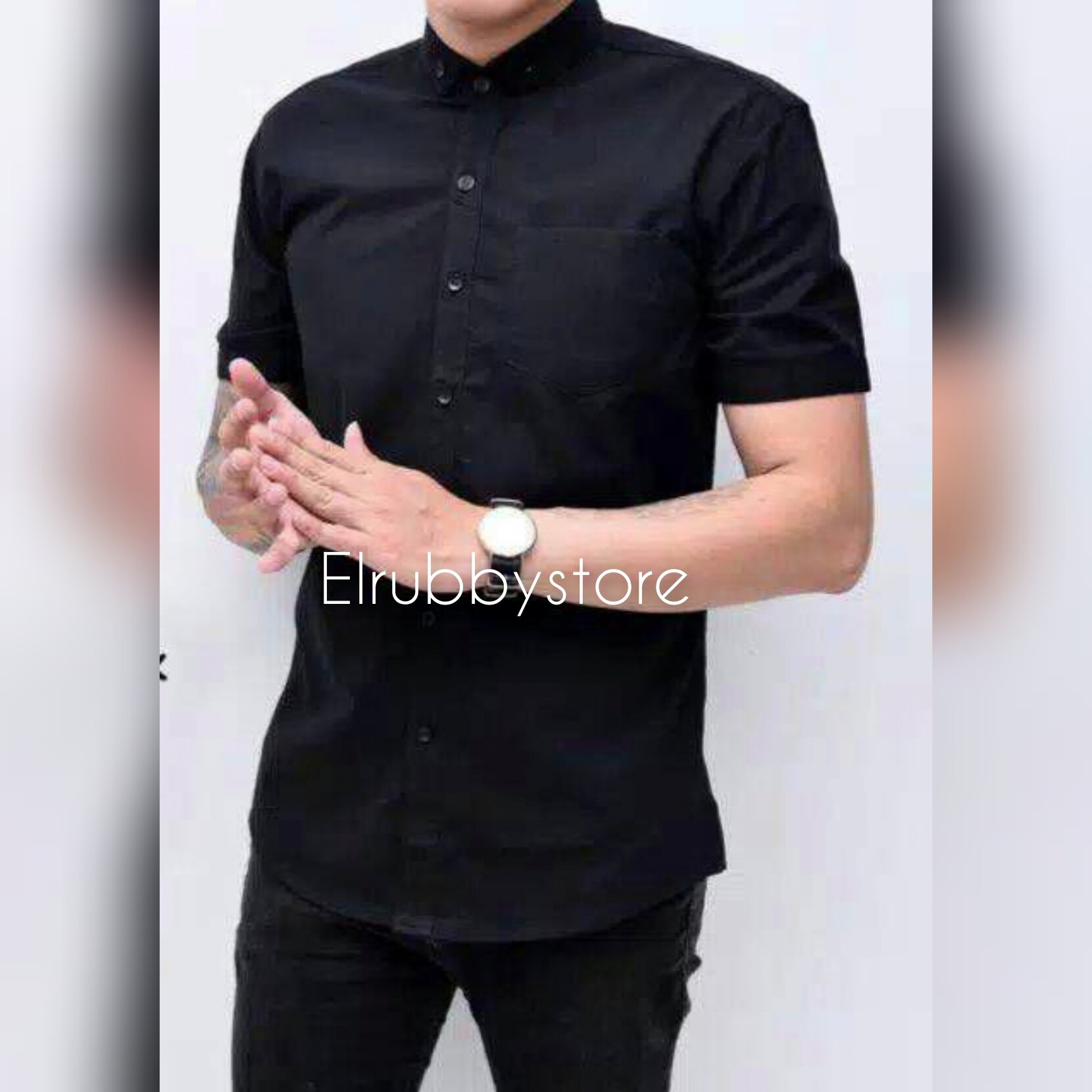 kemeja hitam polos pria | Lazada Indonesia kemeja hitam polos pria | Lazada Indonesia