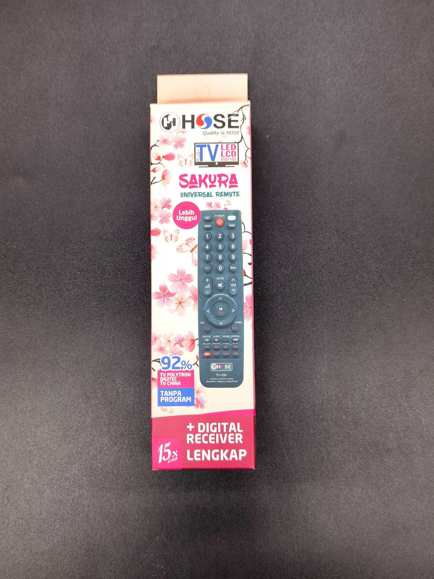 Remote TV Universal + Remote Receiver Universal 2in1, merek Hose harus ...