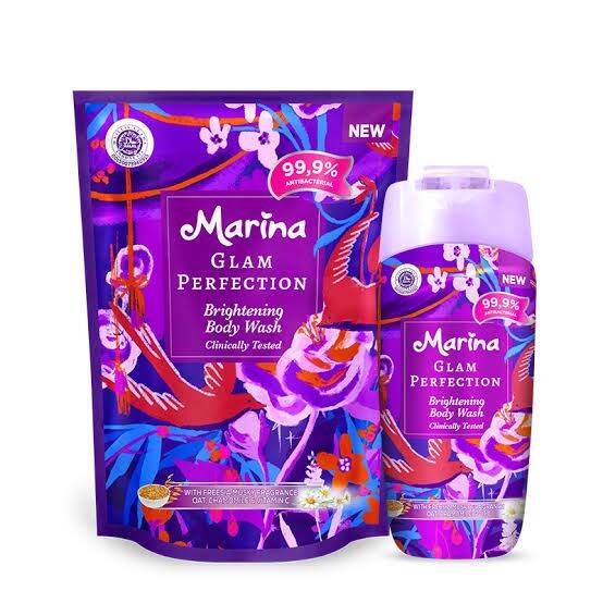 Marina Body Wash 55mL | 95mL | 430 mL| Sabun mandi |Body Wash ...