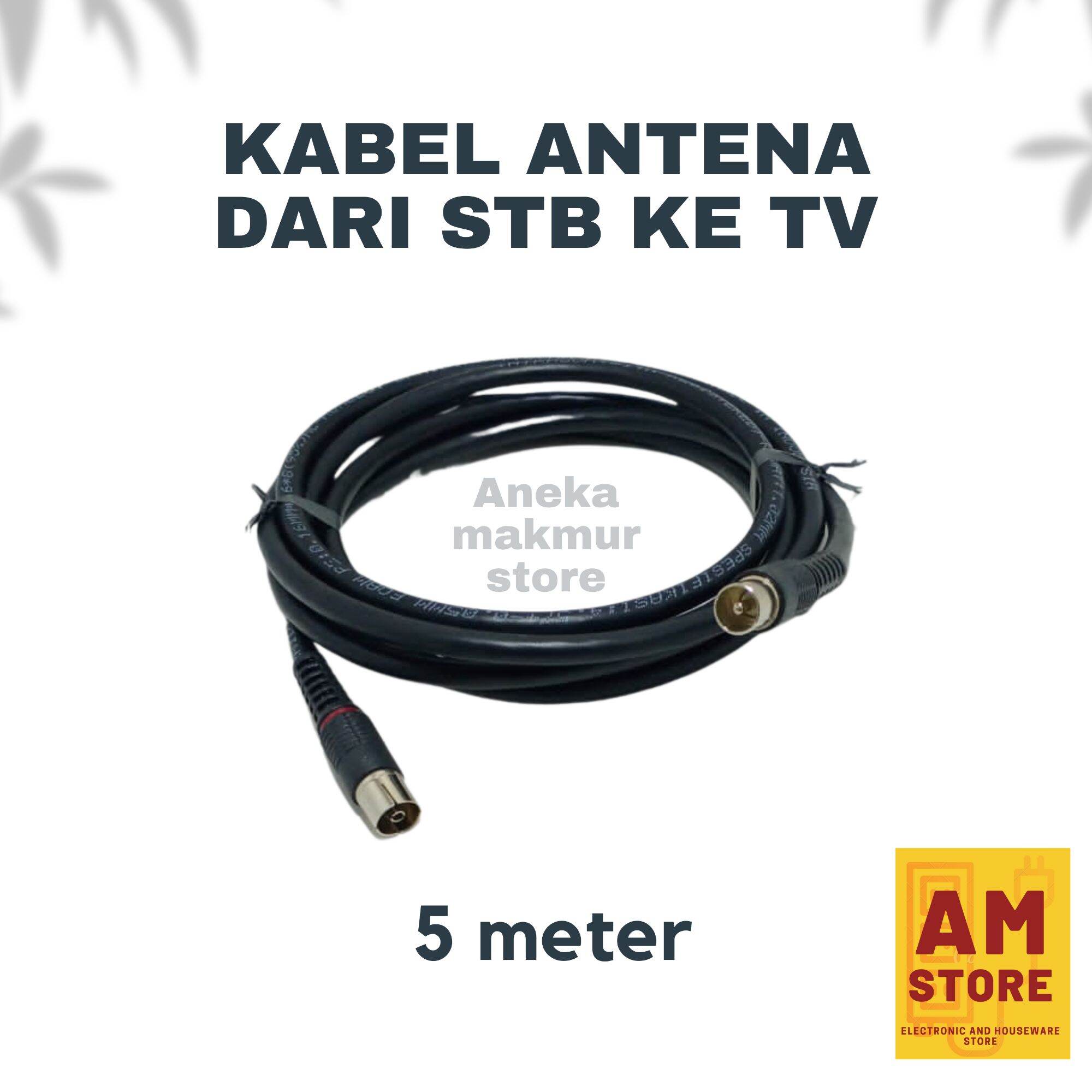Kabel Antena dari STB ke TV set top box Panjang kabel 1meter 2meter 3 ...