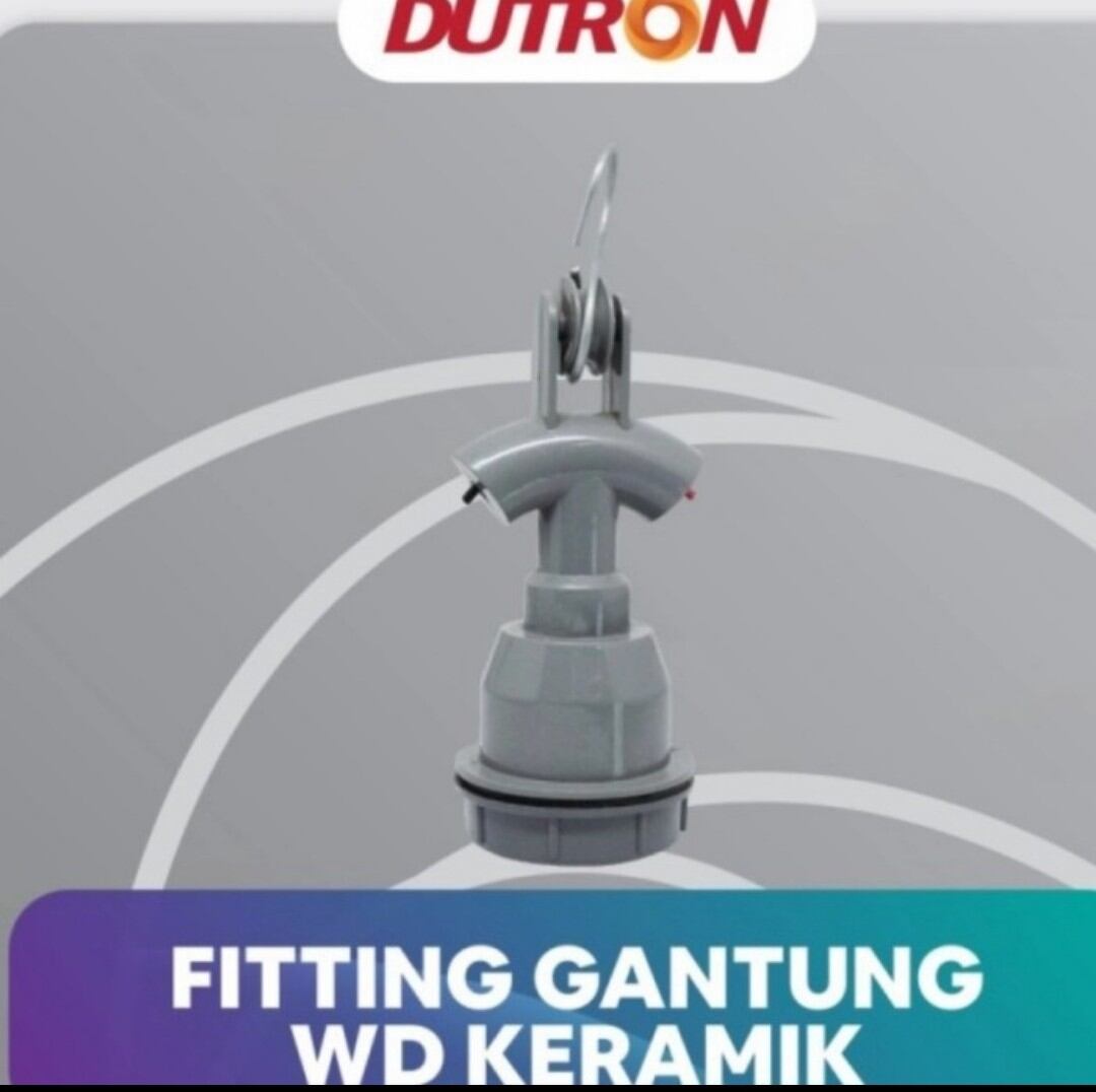 Fitting Gantung WD Keramik Dutron - Fitting Lampu Jalan Keramik Dutron ...