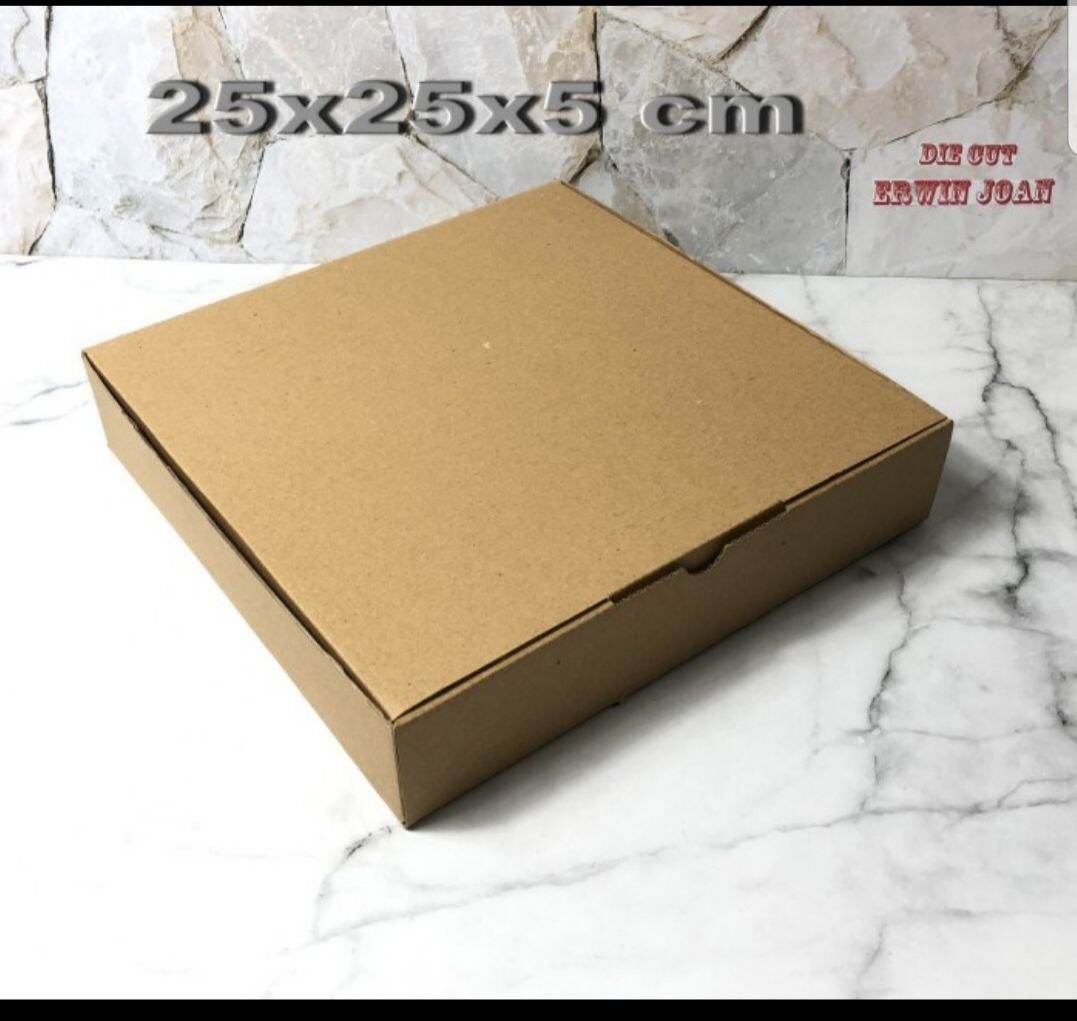 Kardus Box ukuran 25x25x5 cm Die Cut | Lazada Indonesia