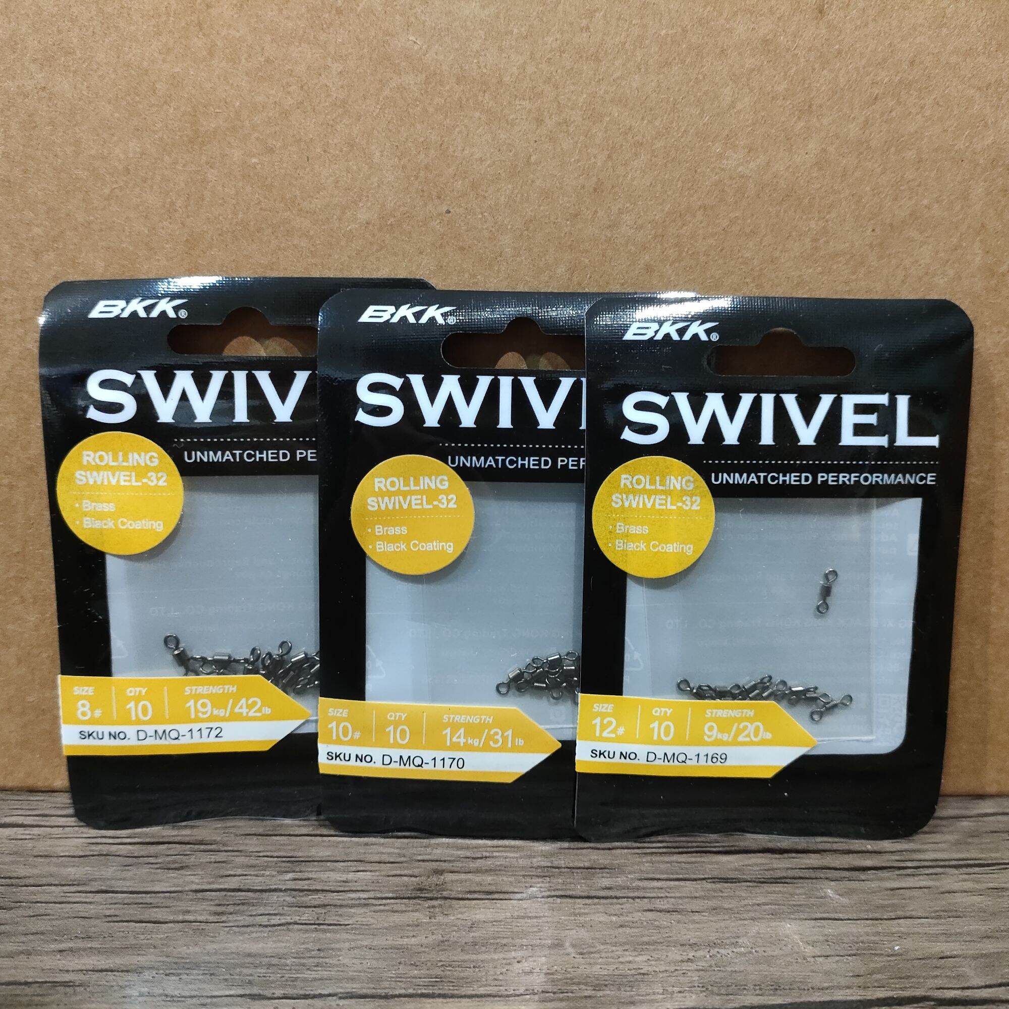 Rolling Swivel BKK Swivel-32 Black Coating | Lazada Indonesia