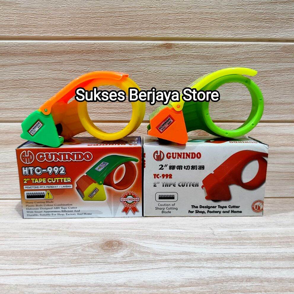 DISPENSER LAKBAN GUNINDO 2 INCH TAPE CUTTER PEMOTONG LAKBAN ALAT LAKBAN ...