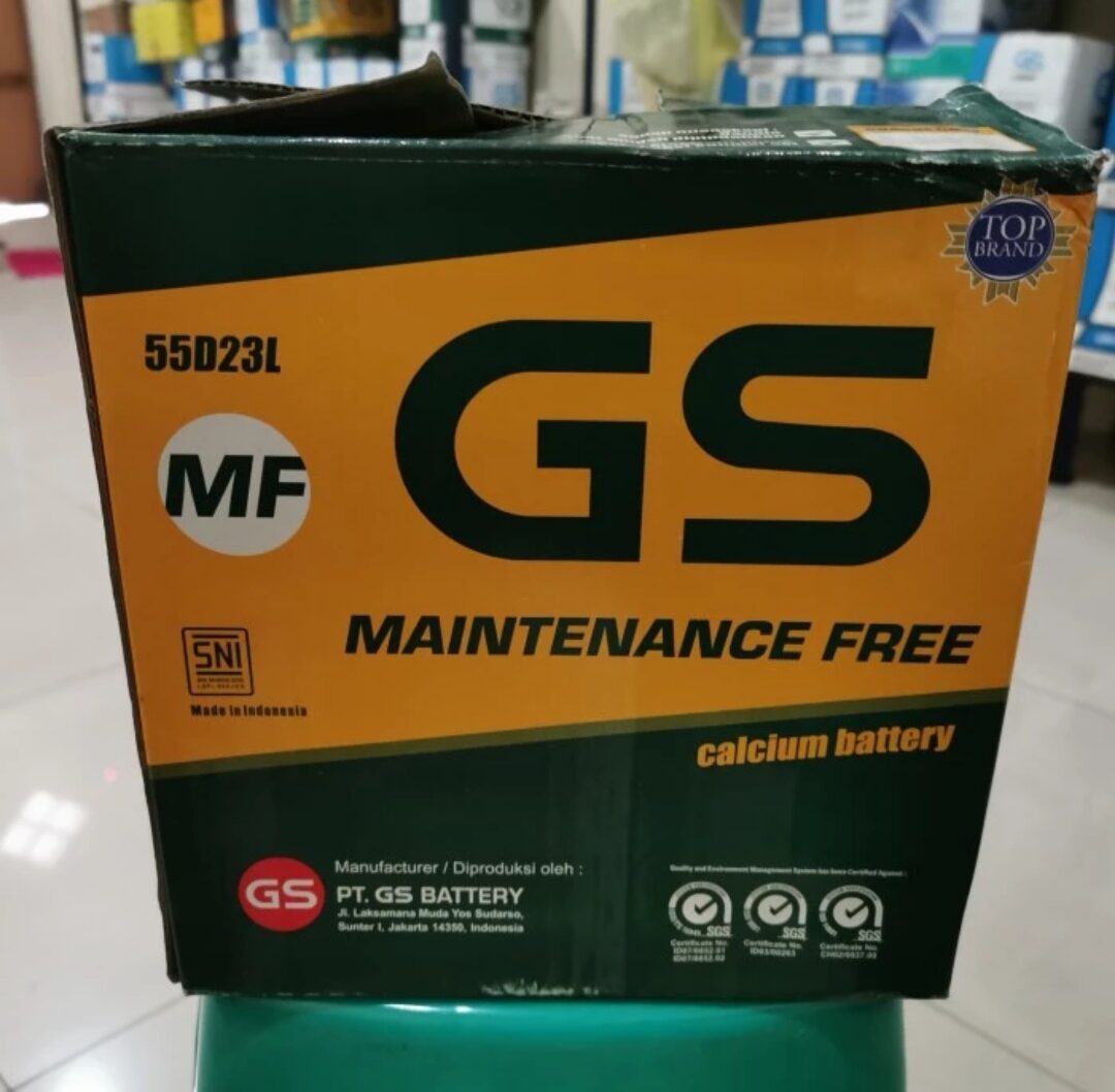 AKI BATERAI KERING GS ASTRA MF 55D23L 60AH MOBIL XTRAIL INNOVA GENSET ...