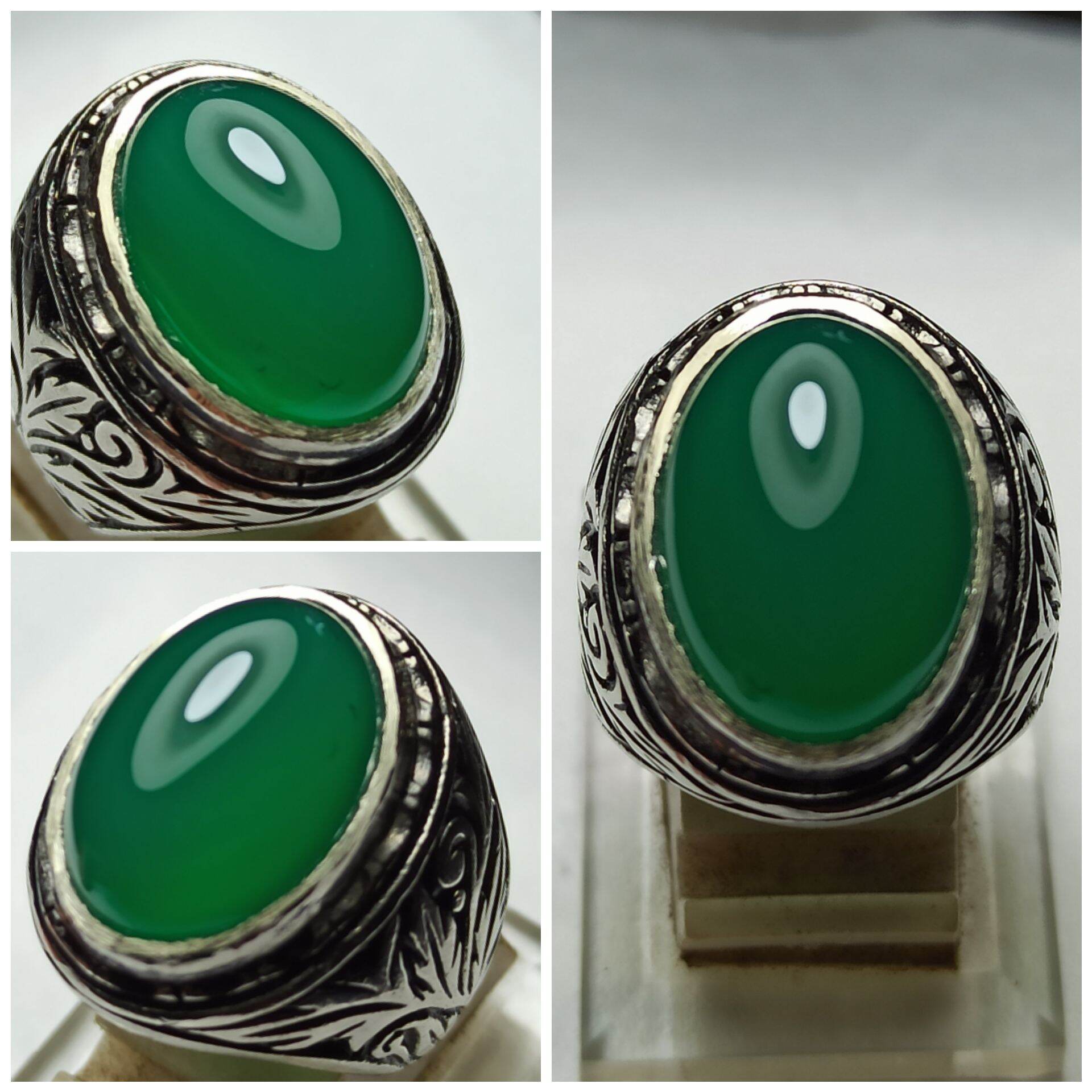 BATU CINCIN AKIK NATURAL ANGGUR GREN KALSEDON | Lazada Indonesia