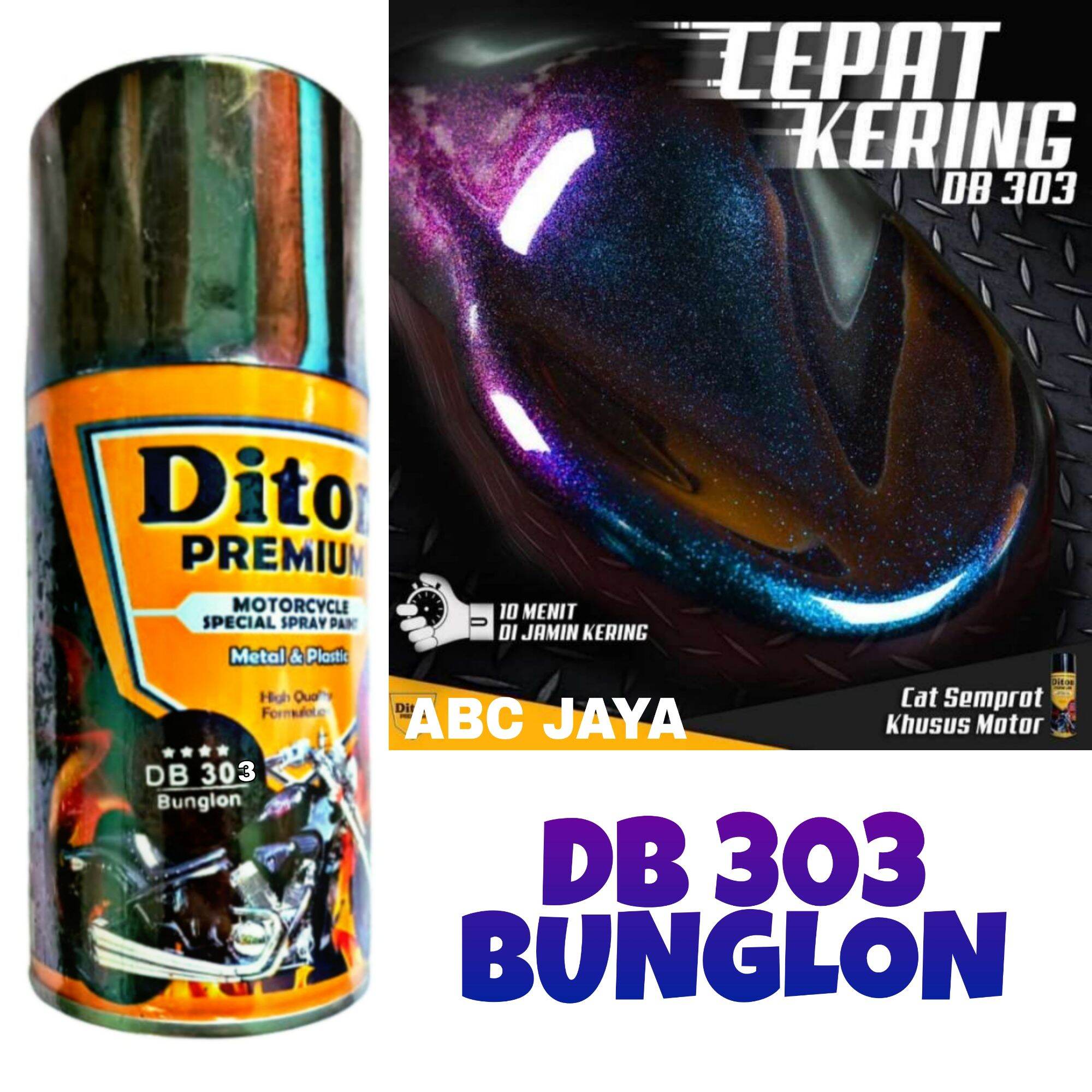 (JAWA-BALI) Cat Pilok Diton Premium DB 303 Bunglon 300ml Blue Violet ...