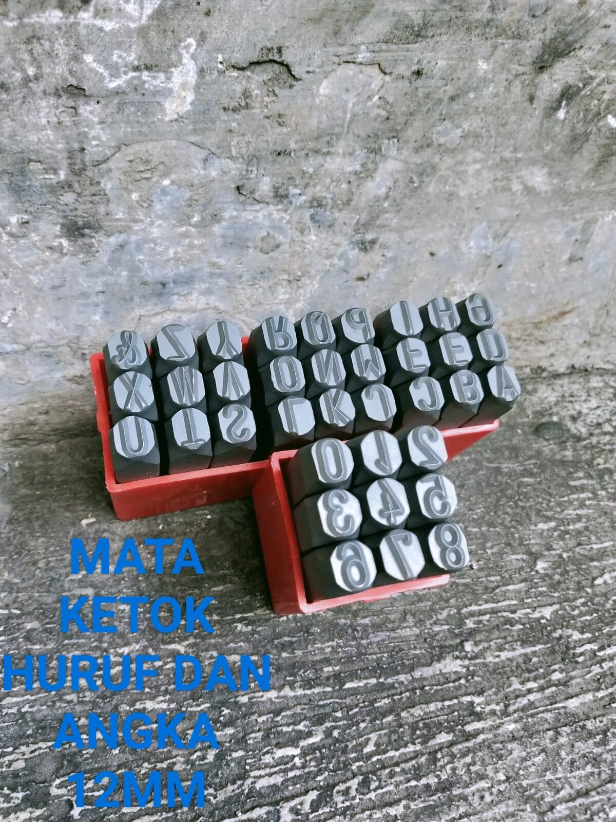 mata ketok set angka dan huruf 12mm - angka ketok dan huruf ketok ...