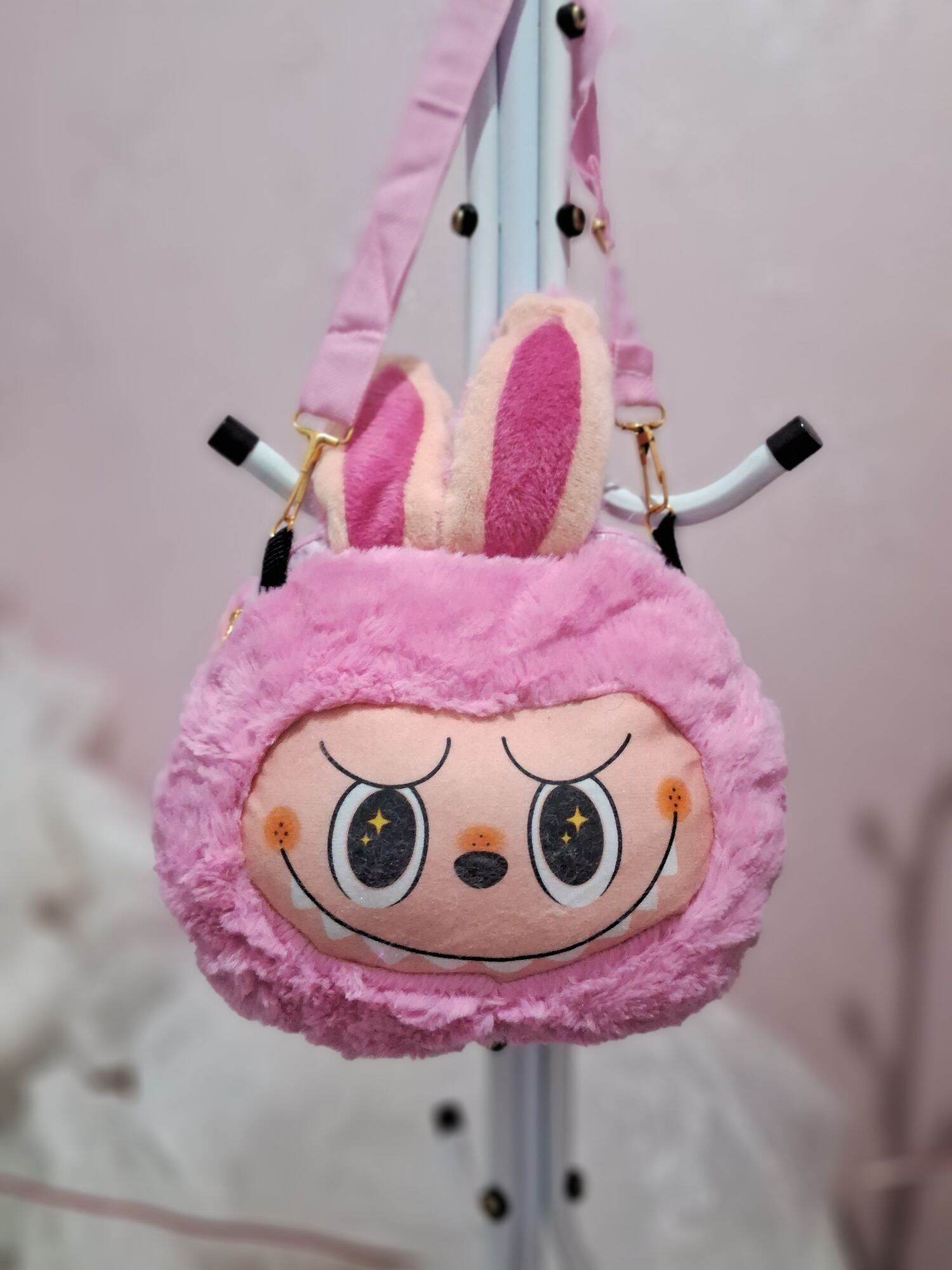 Tas Selempang Labubu Premium Viral Tas Karakter Kepala Labubu Lucu ...