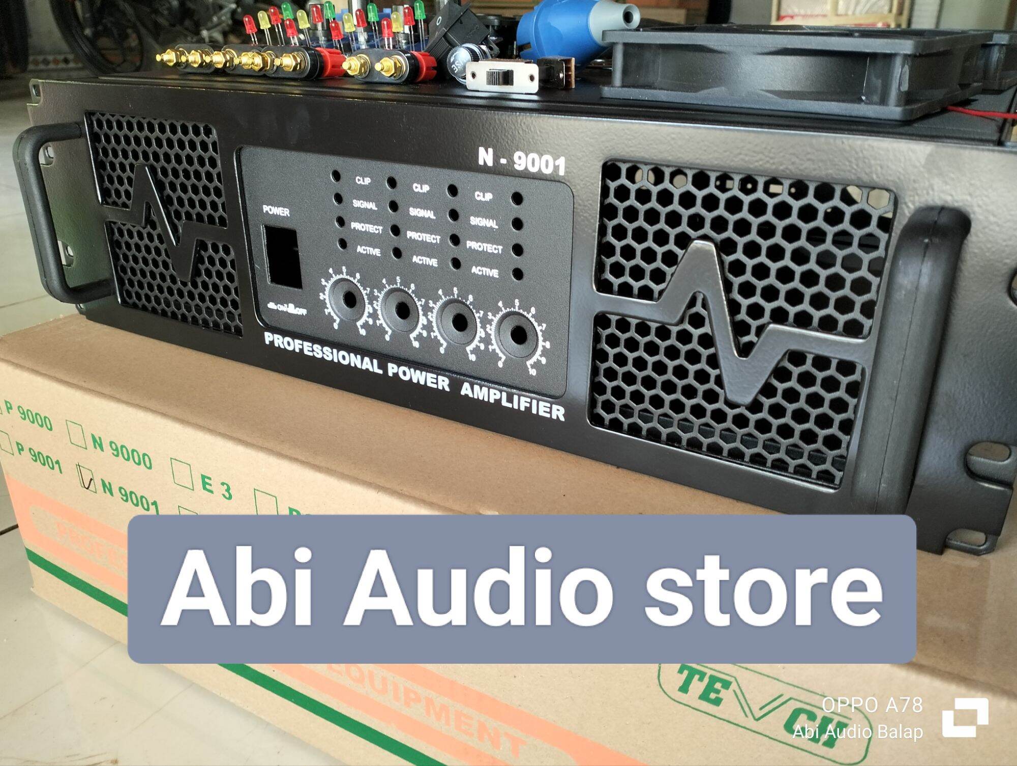 Bok power 4chanel 3U N9001 komplit asesoris lengkap | Lazada Indonesia