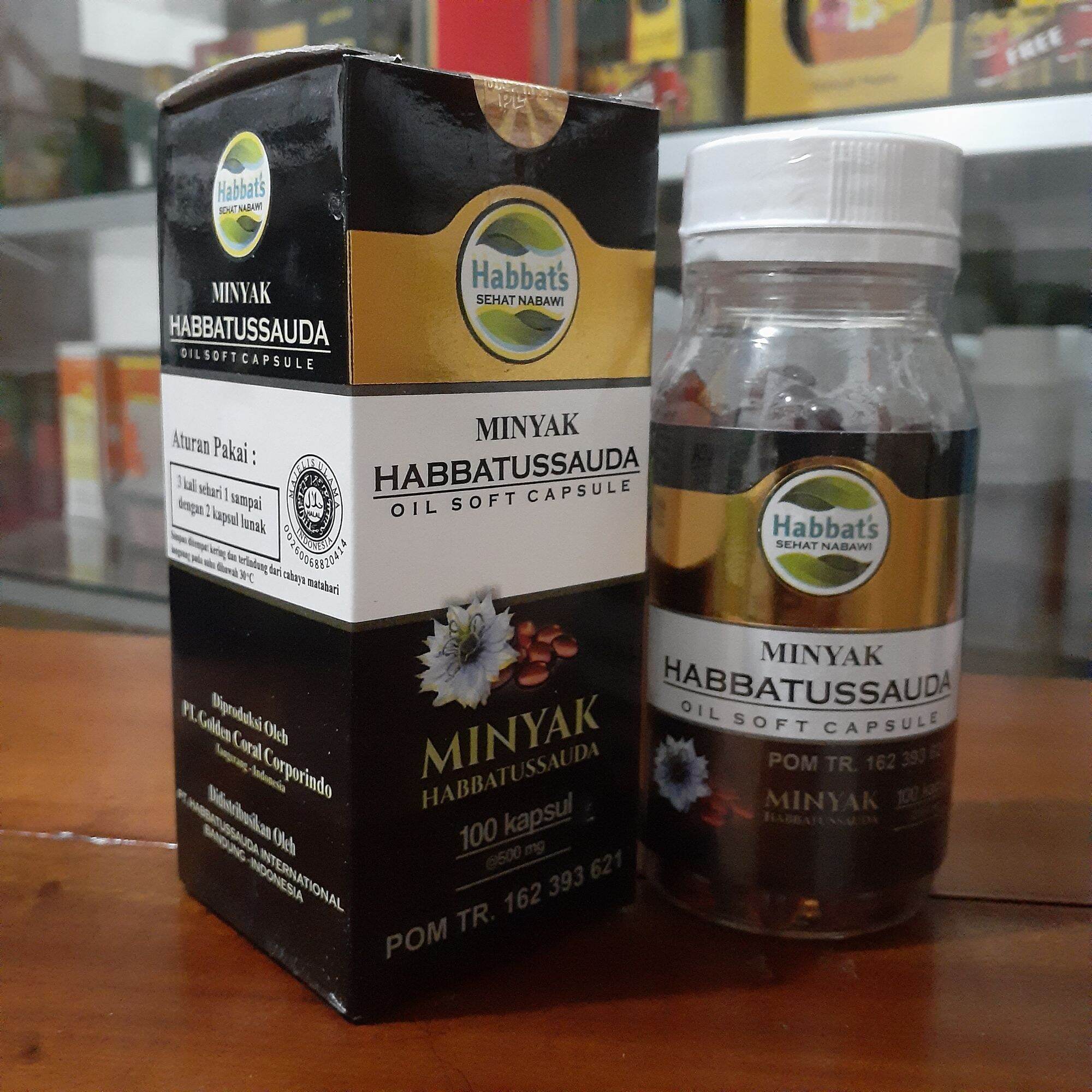 Habbatussauda 100 Oil Soft Capsule | Minyak Jintan Hitam | Habbat's ...