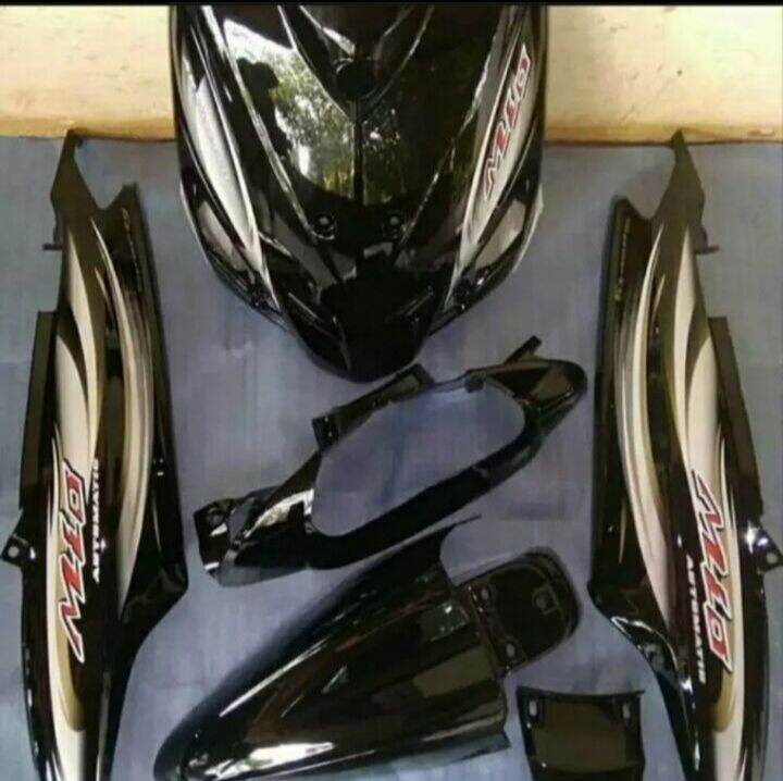 full body halus Mio sporty plus striping warna kuning merah biru hitam ...