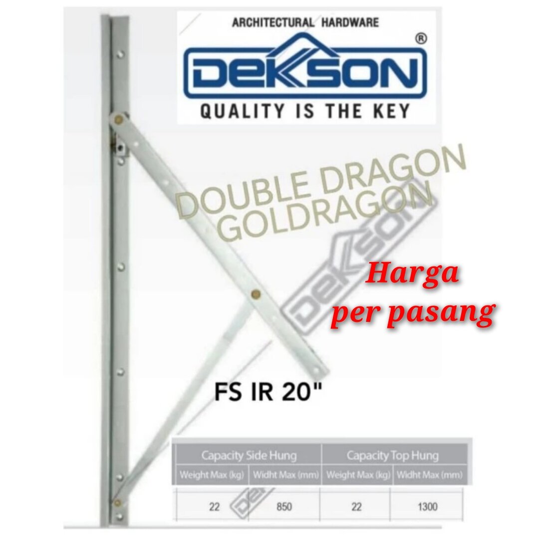 Engsel Casement FS IR 20" Iron Dekkson Friction Stay FS IR 20" Dekkson ...