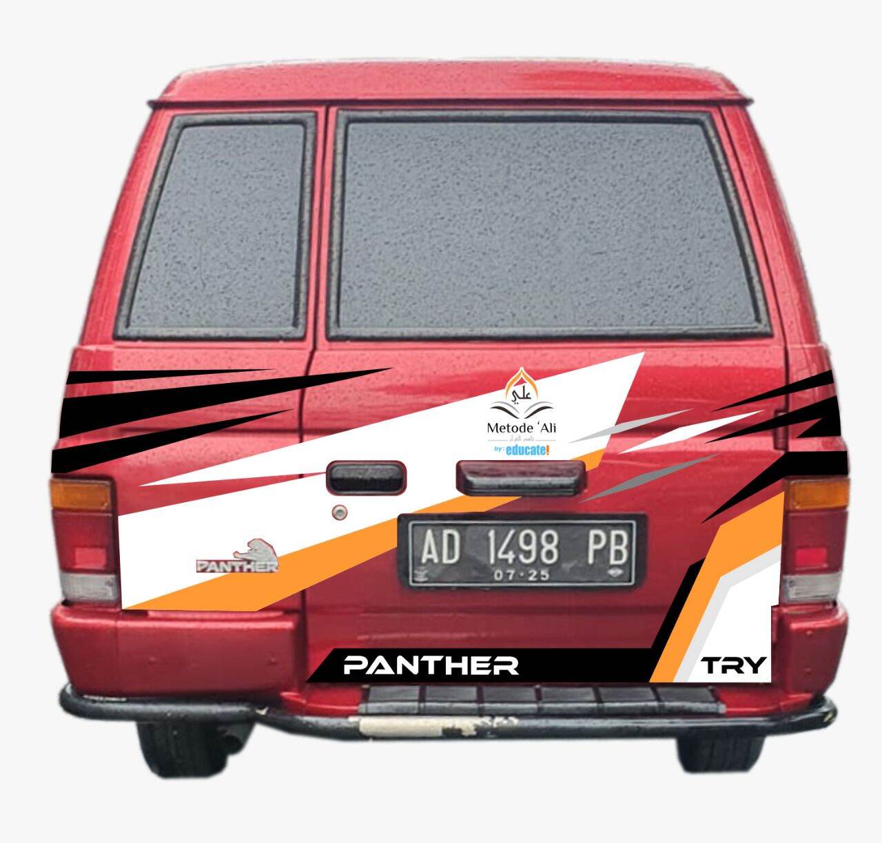 cutting sticke mobil panther bisa request warna & logo, sticker bodi ...