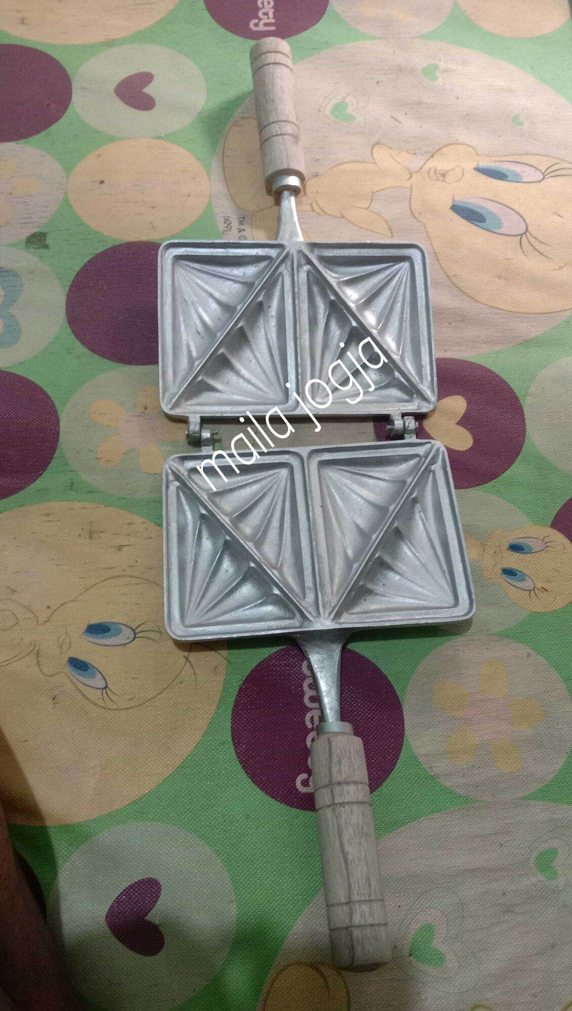 cetakan kue waffle kerang sandwich bapel wafel roti kipas | Lazada ...