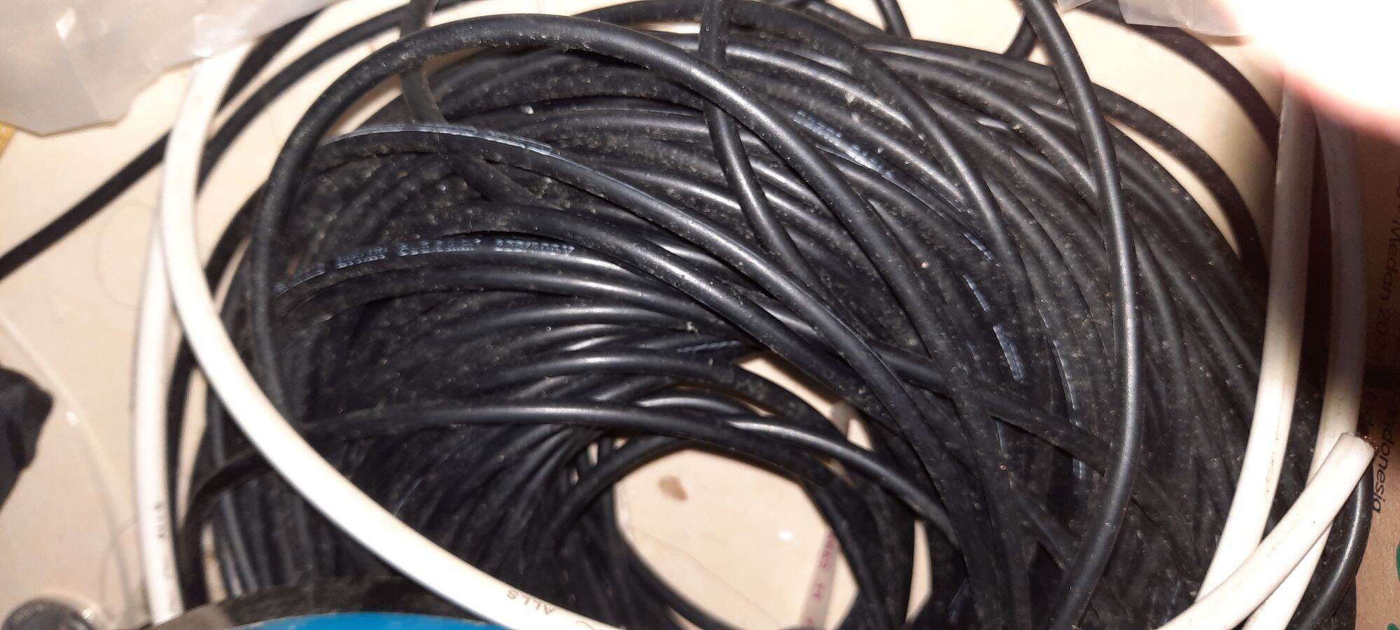 kabel hitam 2 x 0,75 Hyo Cable Nyyhy nym Hyo isi 2 kabel listrik ...