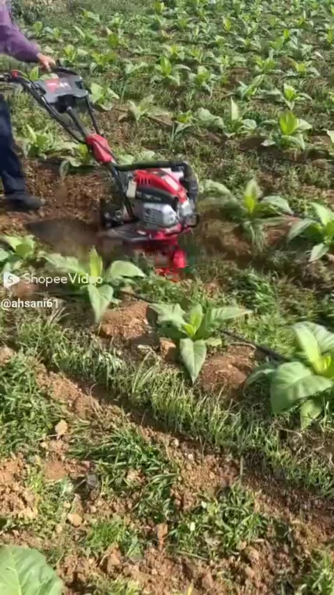 Reaim Cultivator Mini Tiller Bensin 52CC 2-Langkah Mesin Rotary Mini ...