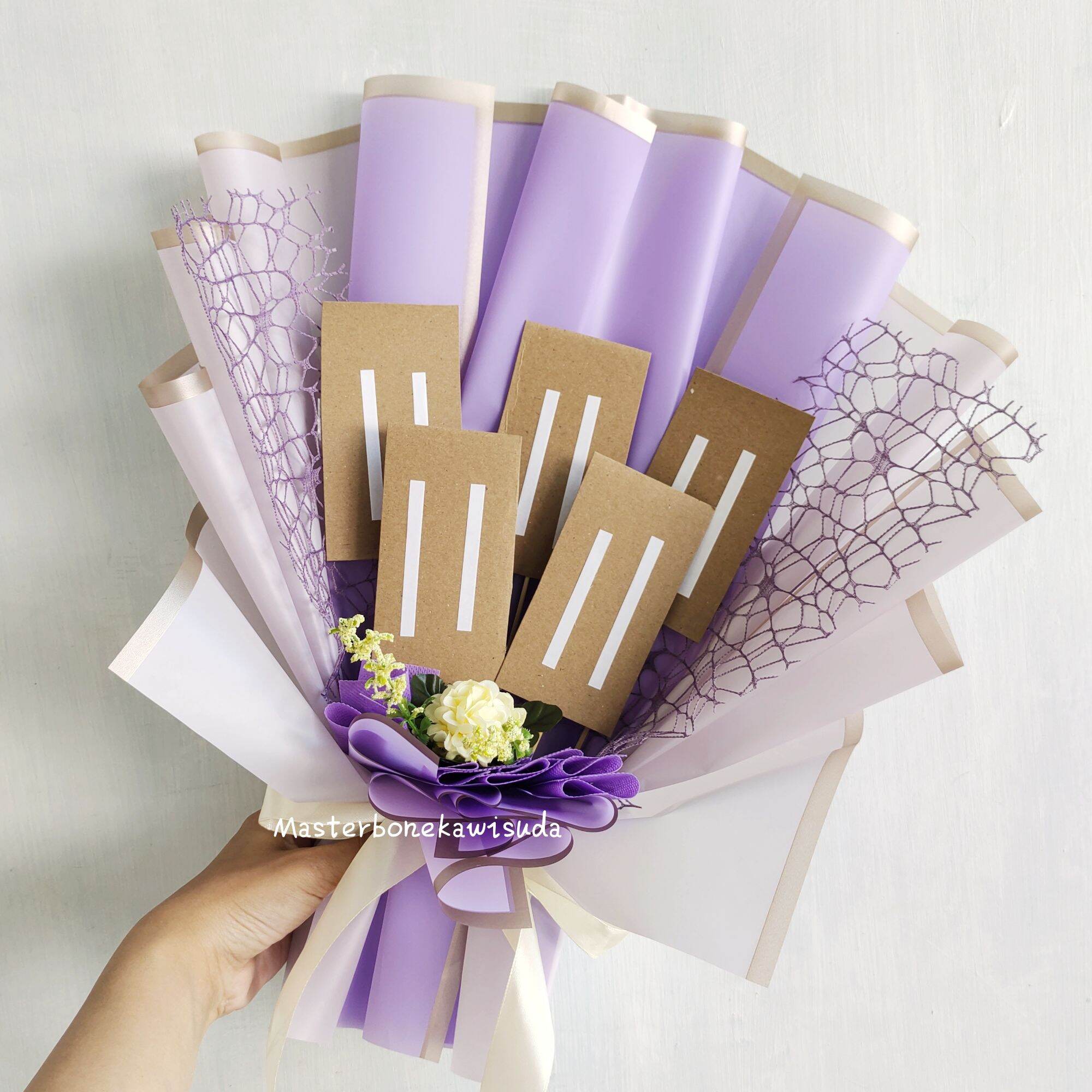 (Isi 5) Kerangka Buket Kosong / Kerangka Buket Barang / Snack / Tanpa ...