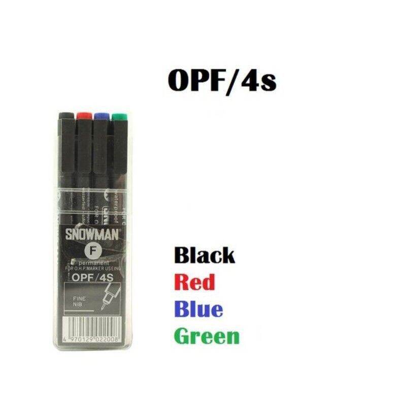 Pulpen / Spidol Snowman OPF/4S 4 Warna Permanen | Lazada Indonesia