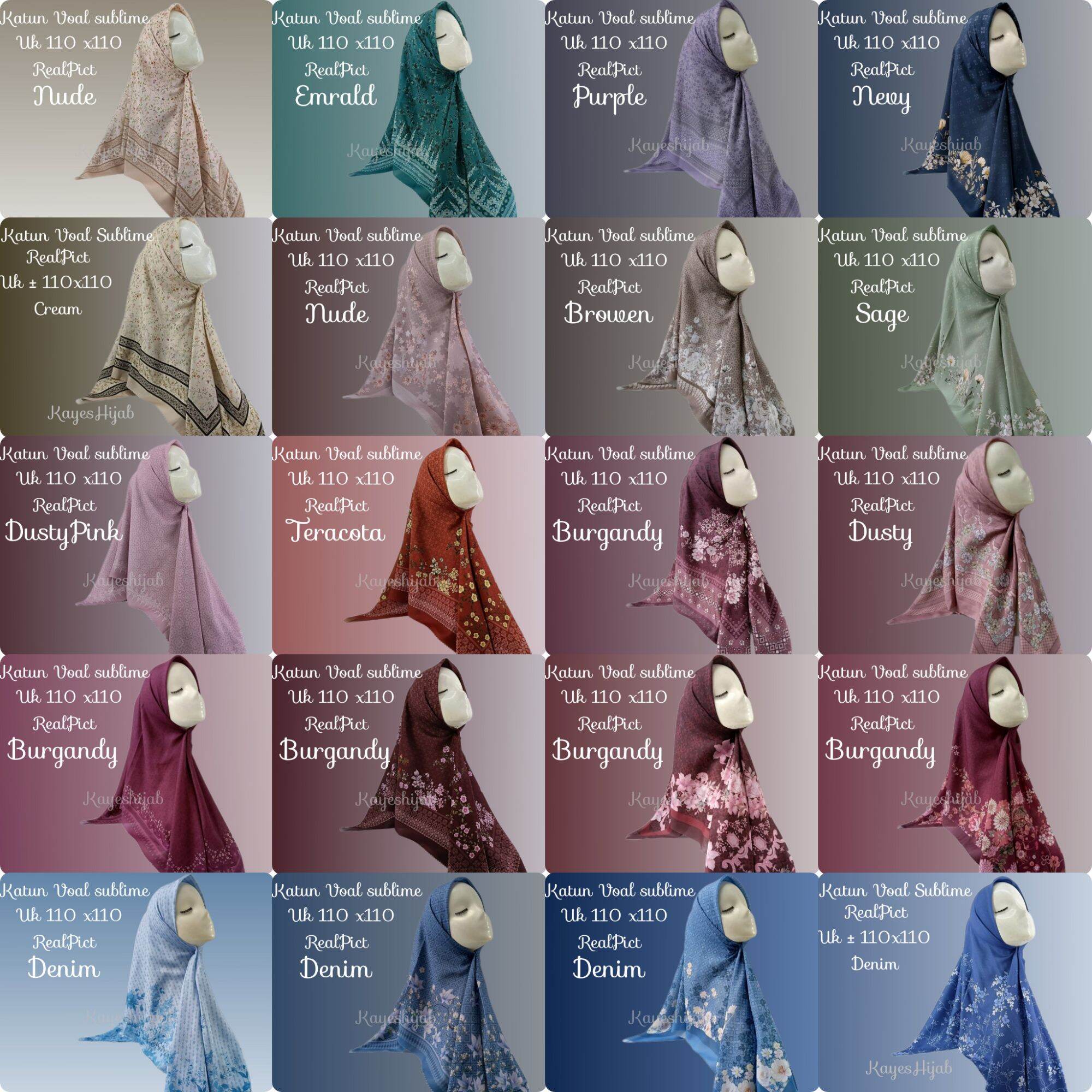 Jilbab segiempat motif lasercut terbaru kekinian mewah | Lazada Indonesia