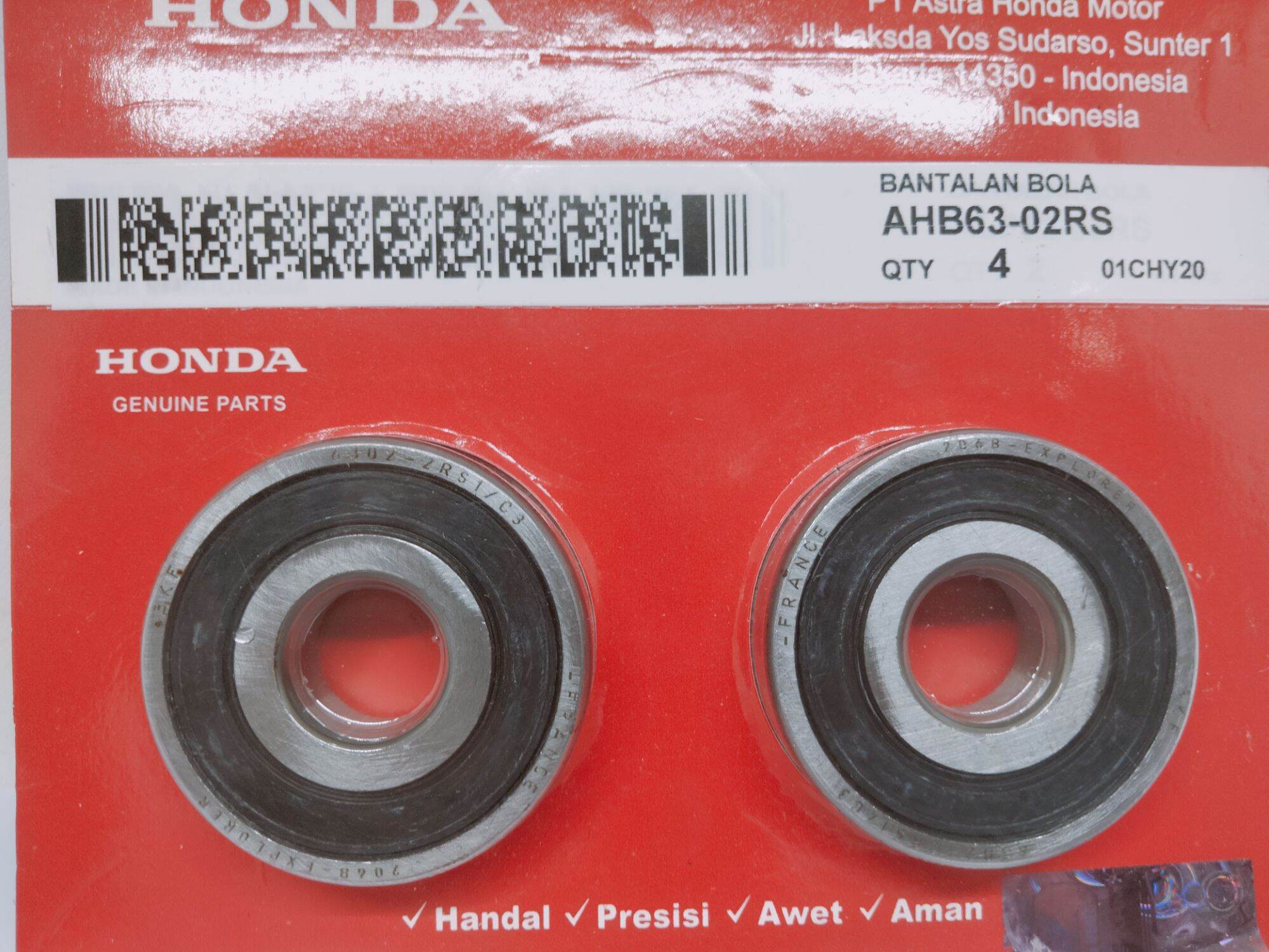 Bering roda belakang 6302RS CB150R OLD CBR150R new Verza 150 Megapro ...