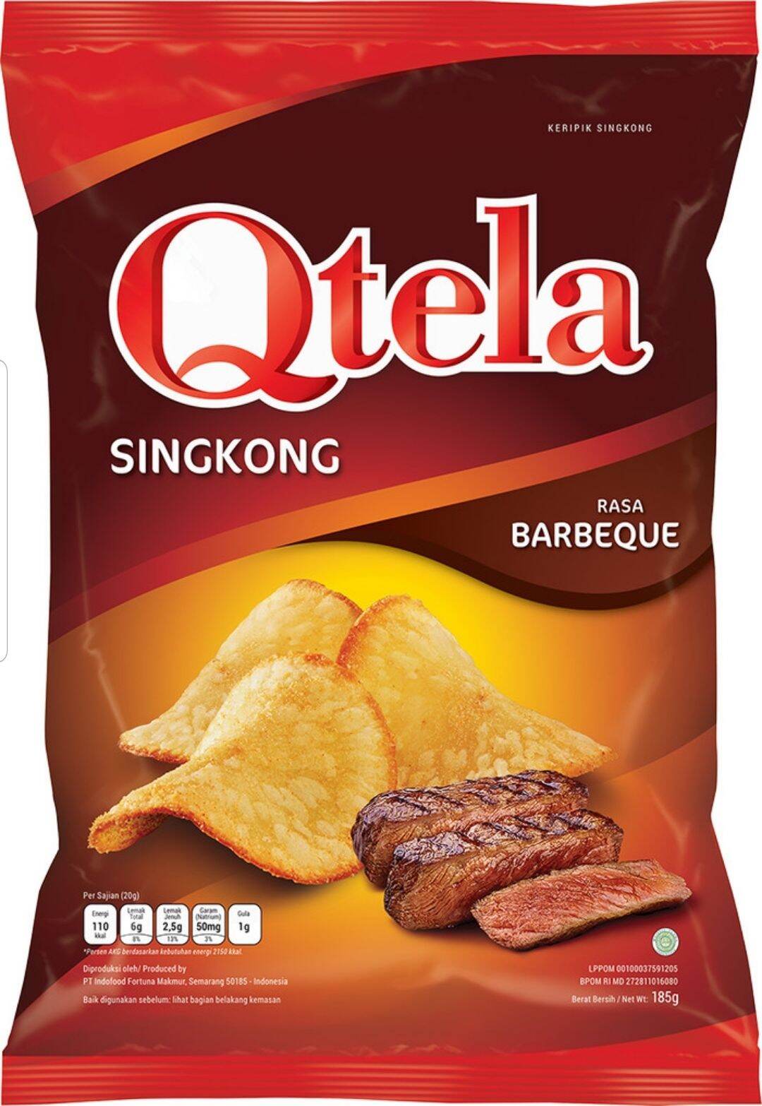 Indofood - Qtela Singkong Barbeque - 185 gram | Lazada Indonesia