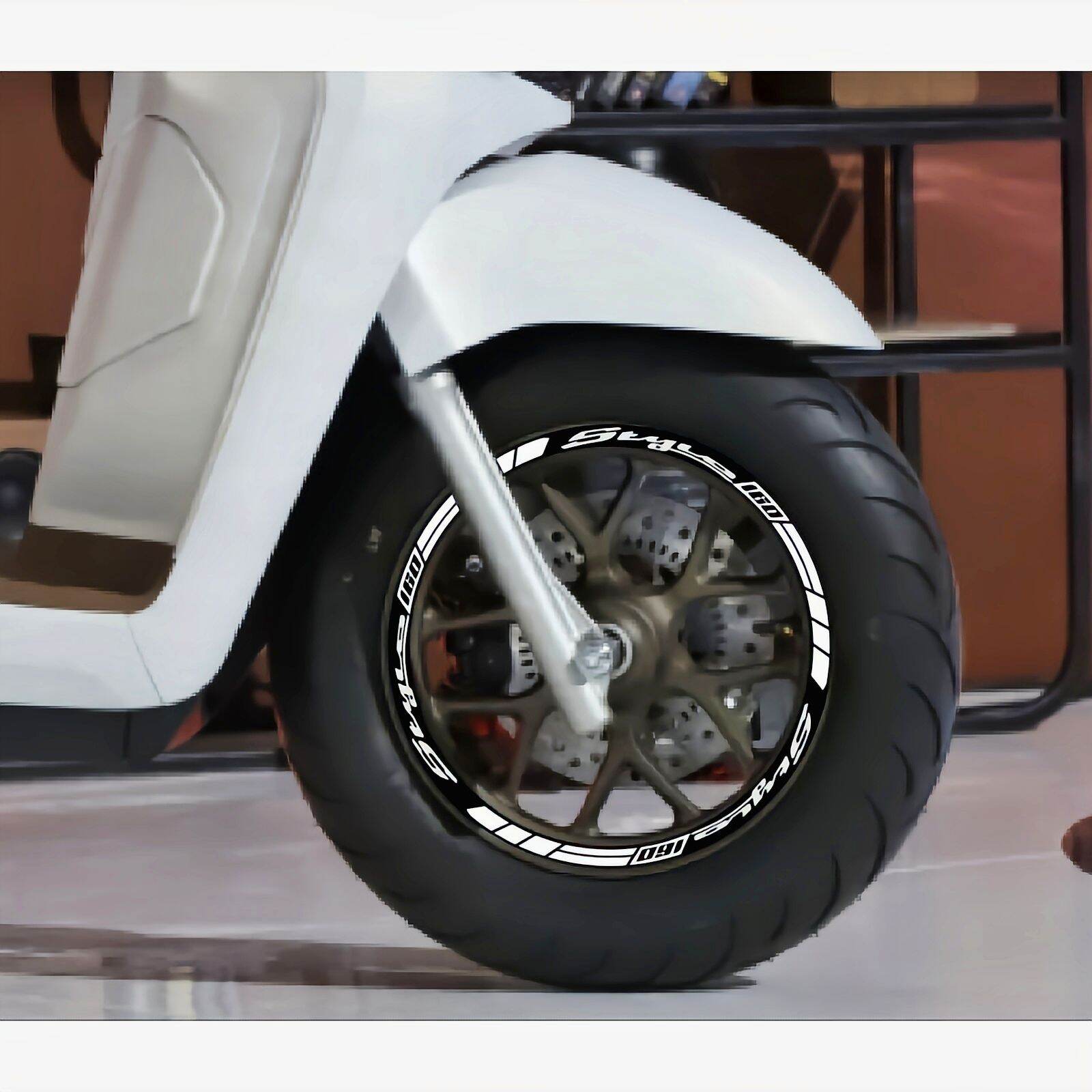 stiker velg stiker pelek HONDA STYLO 160 fullset depan belakang ...