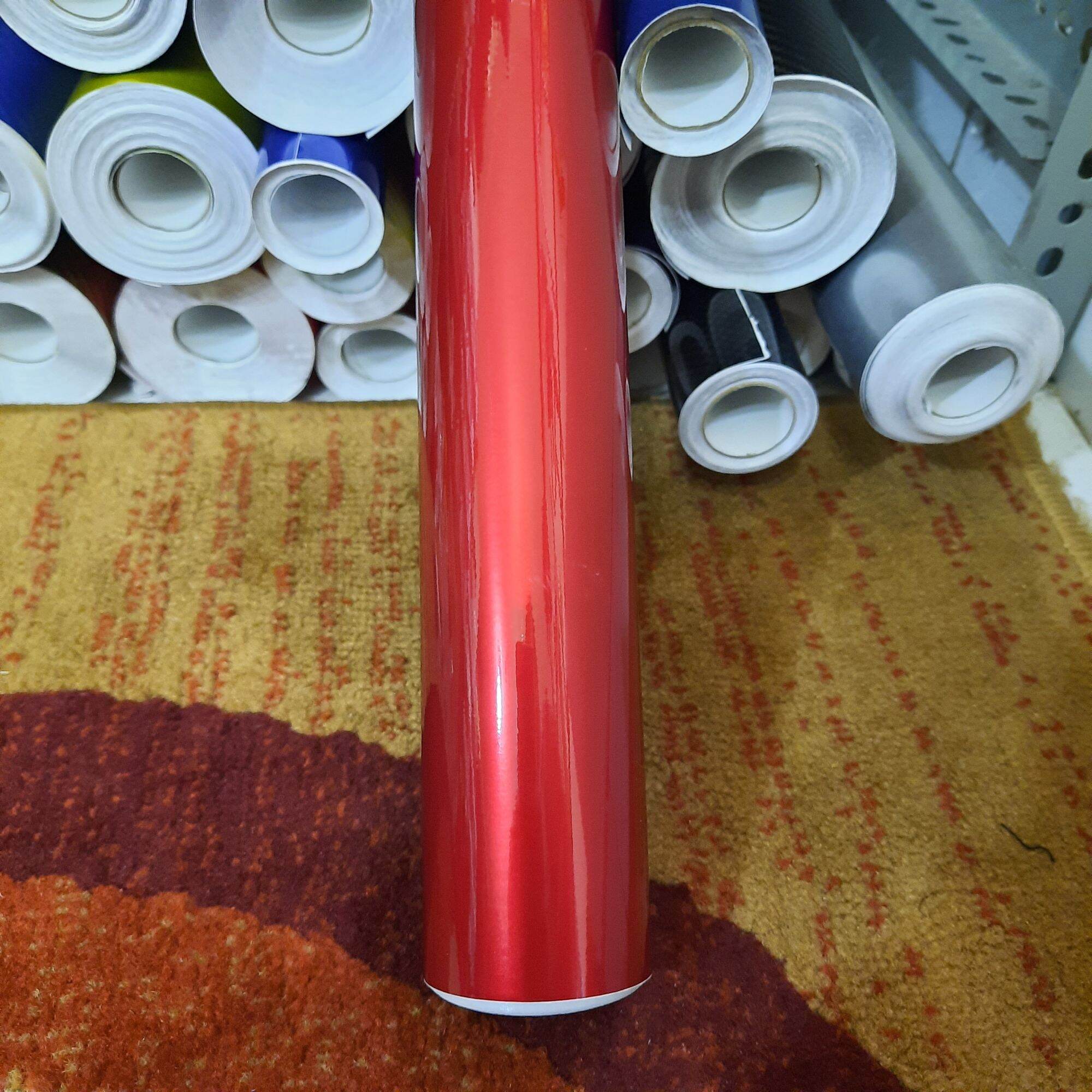 merah metalic metalik merah maroon merah candy lebar 45 cm panjang 1 ...