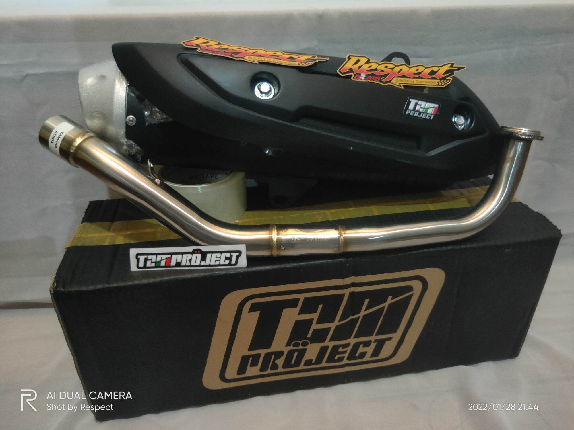 Knalpot Tzm Project Aerox Old - Lexi Non ss Pro full pack | Lazada ...