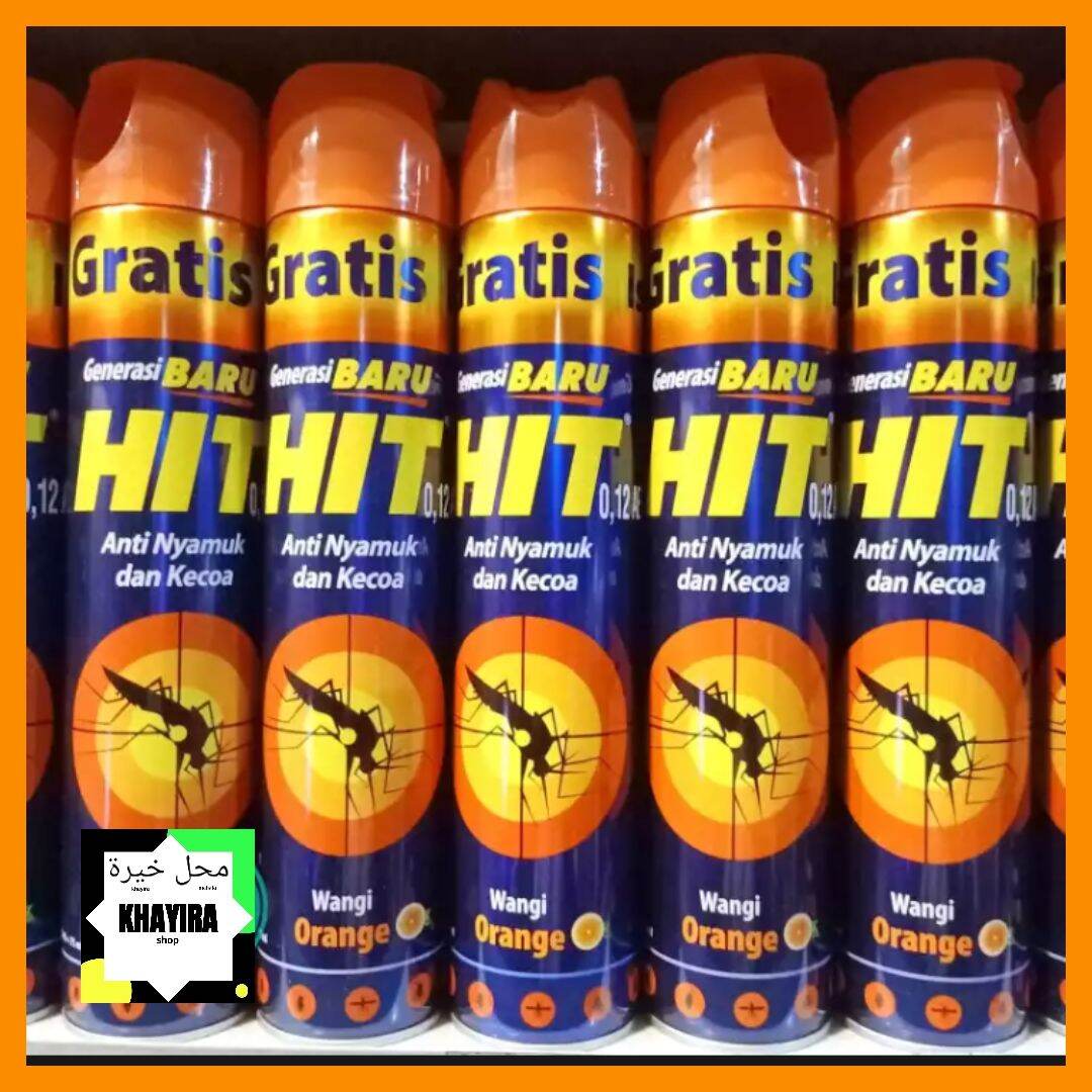 HIT SPRAY AEROSOL ANTI NYAMUK & KECOA 600+75ML | Lazada Indonesia