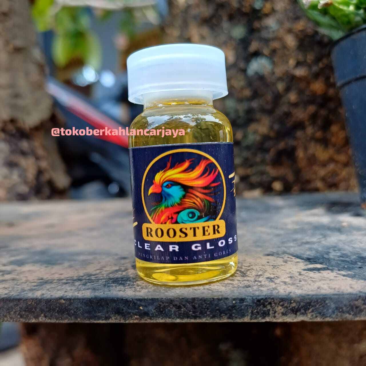 (OLES) 10 ML ROOSTER PUTIH METAL BRONIR PENGHITAM LOGAM, BESI, BAJA ...
