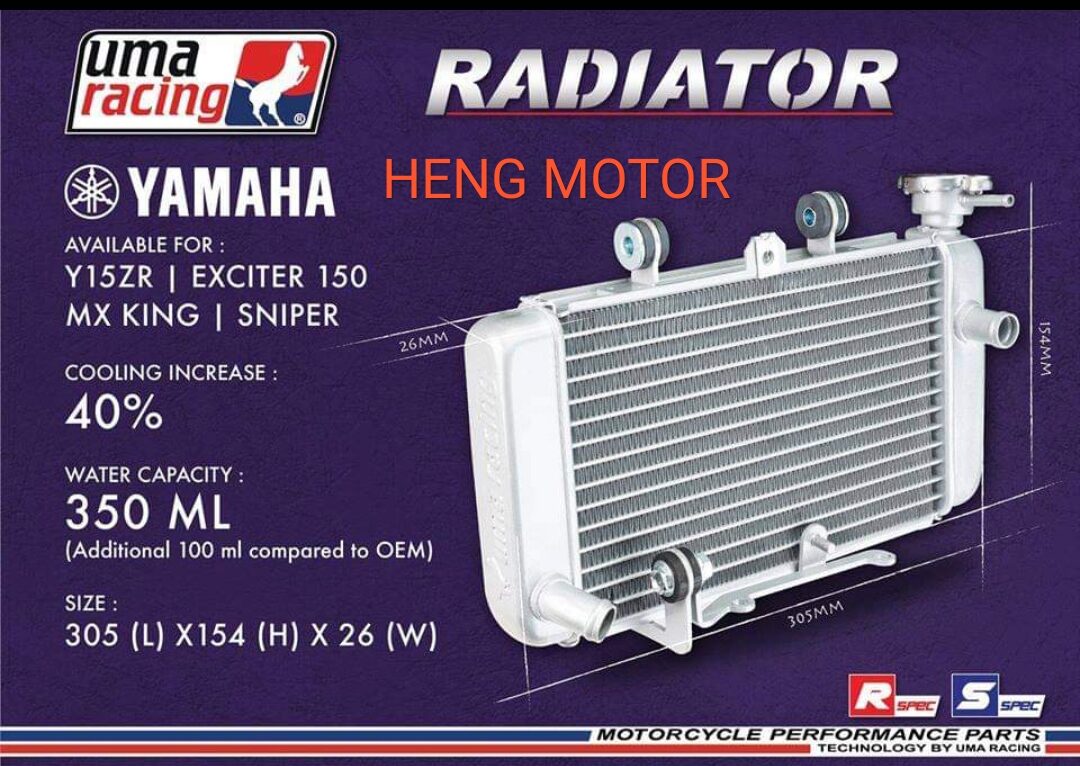 RADIATOR UMA RACING YAMAHA MX KING | Lazada Indonesia