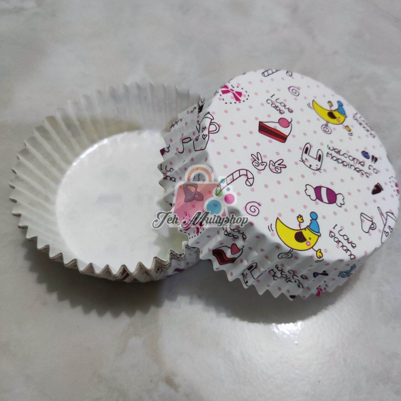 Paper cup case Bulat 7 cm (mini)/cup roti Windmill isi 200 pcs | Lazada ...