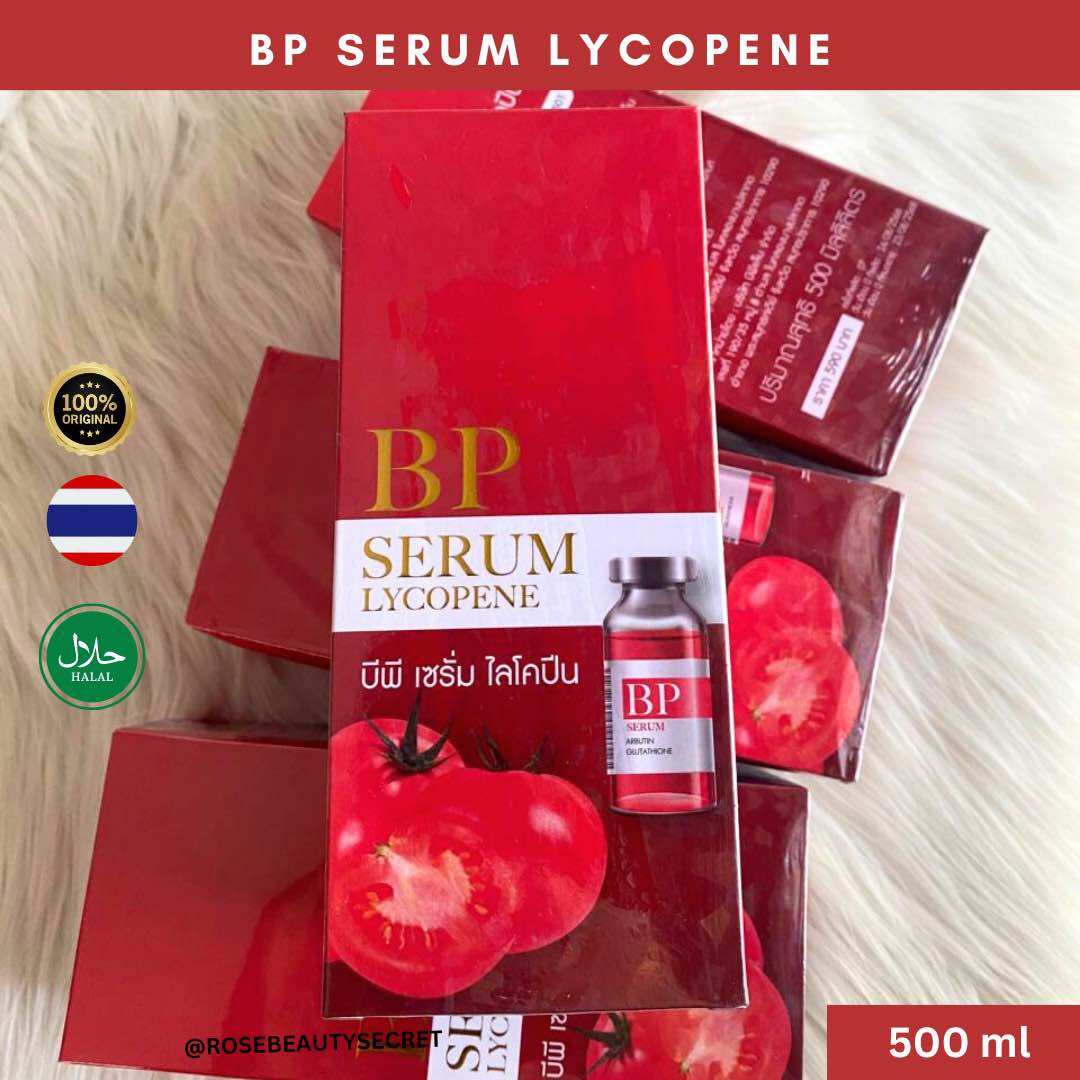 BP LYCOPENE SERUM THAILAND - BP SERUM ARBUTIN GLUTATHIONE 500ML - BP ...