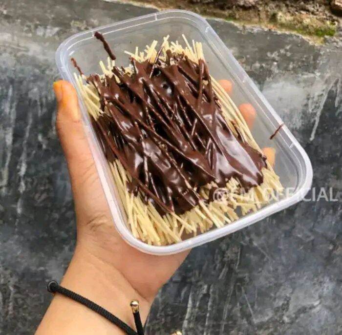 mie lidi manis coklat lumer jajanan jadul jajanan piral bok 650ml ...