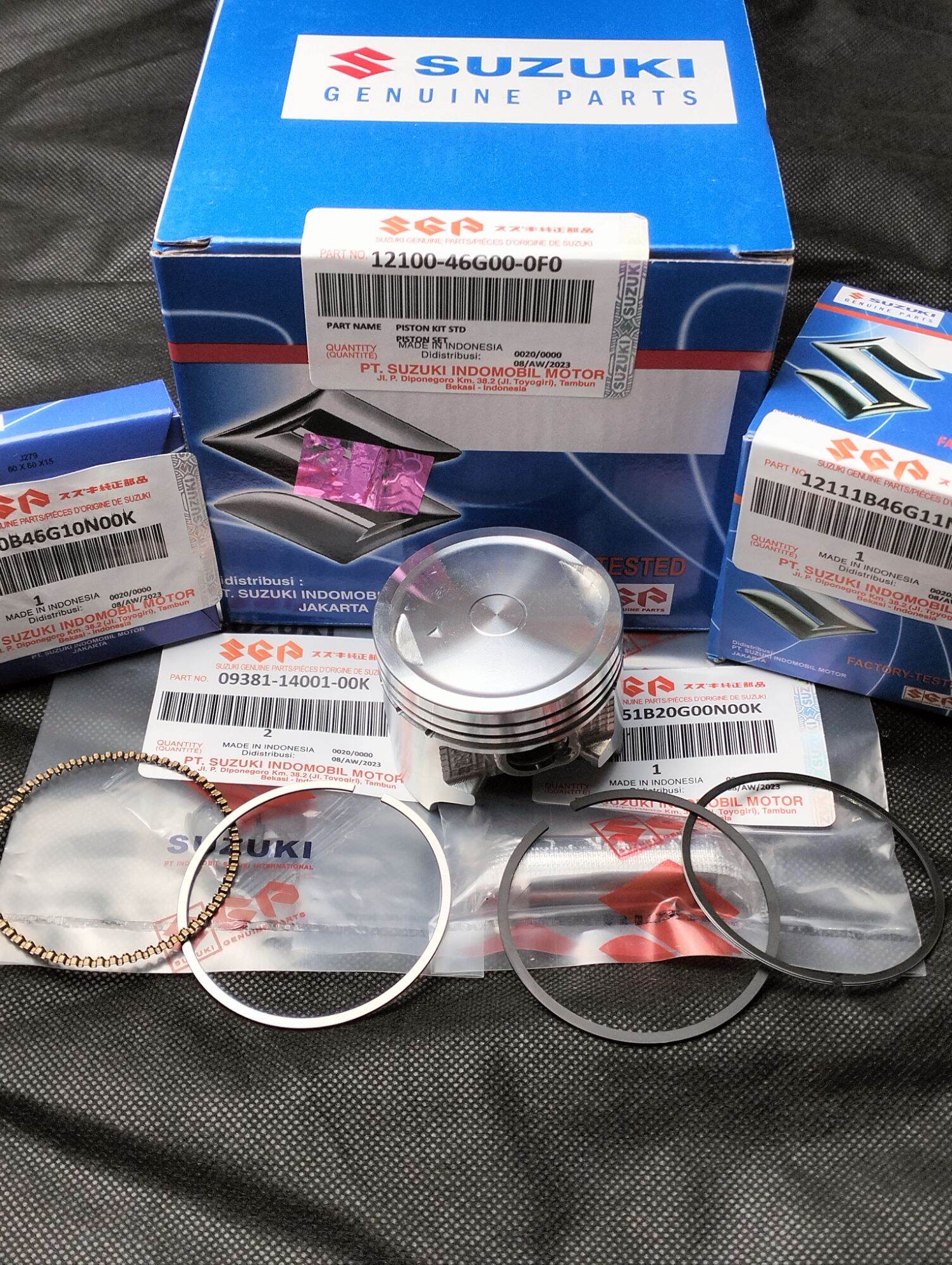 PISTON KIT SUZUKI SPIN 125 STDN-100 | Lazada Indonesia