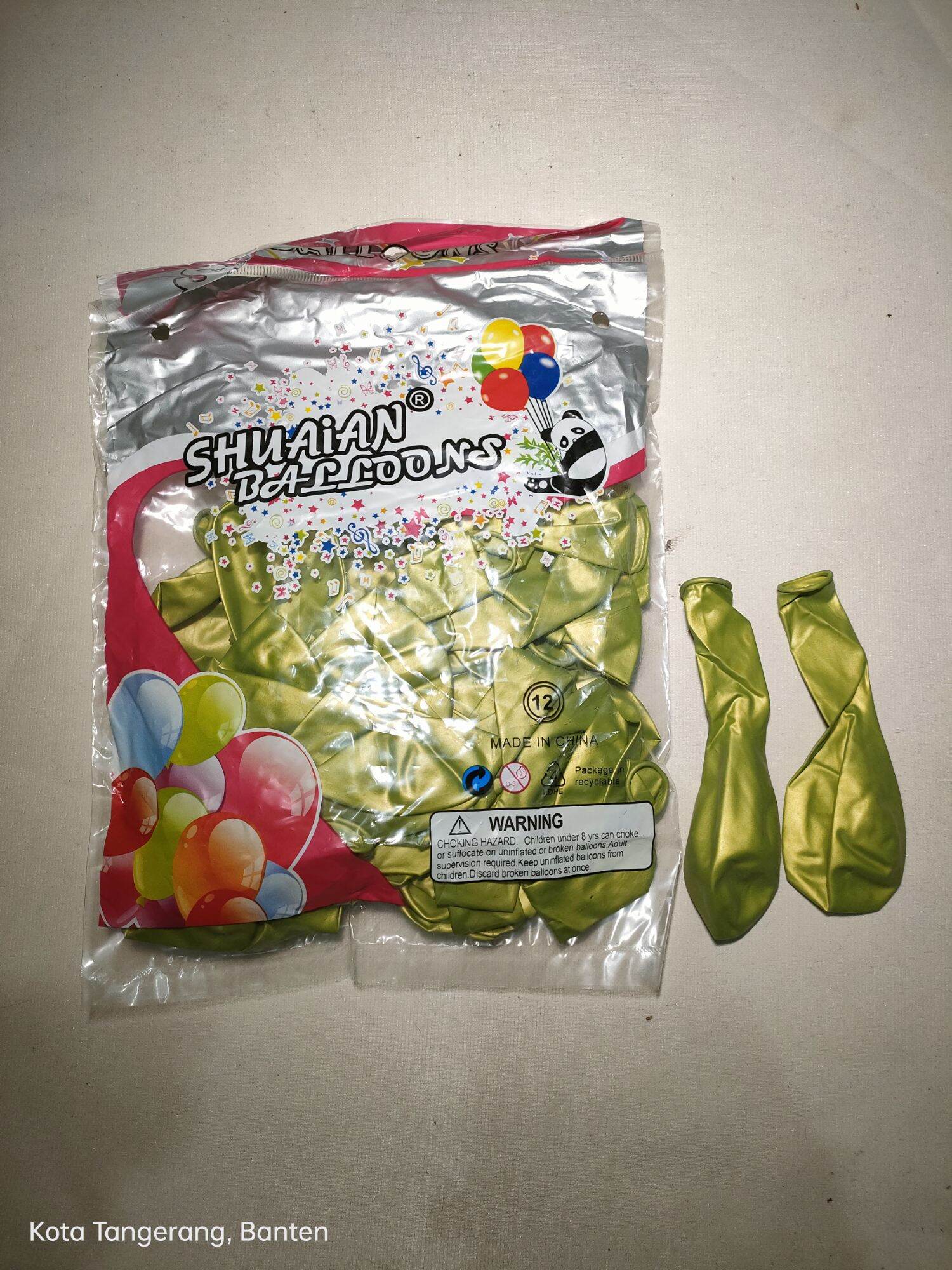 balon chrome hijau 12" 1 pak isi 50 pcs | Lazada Indonesia