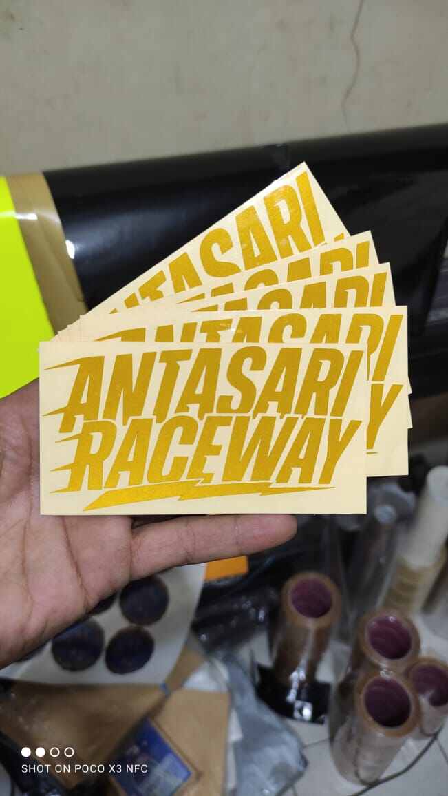 stiker Antasari raceway stiker cutting motor | Lazada Indonesia