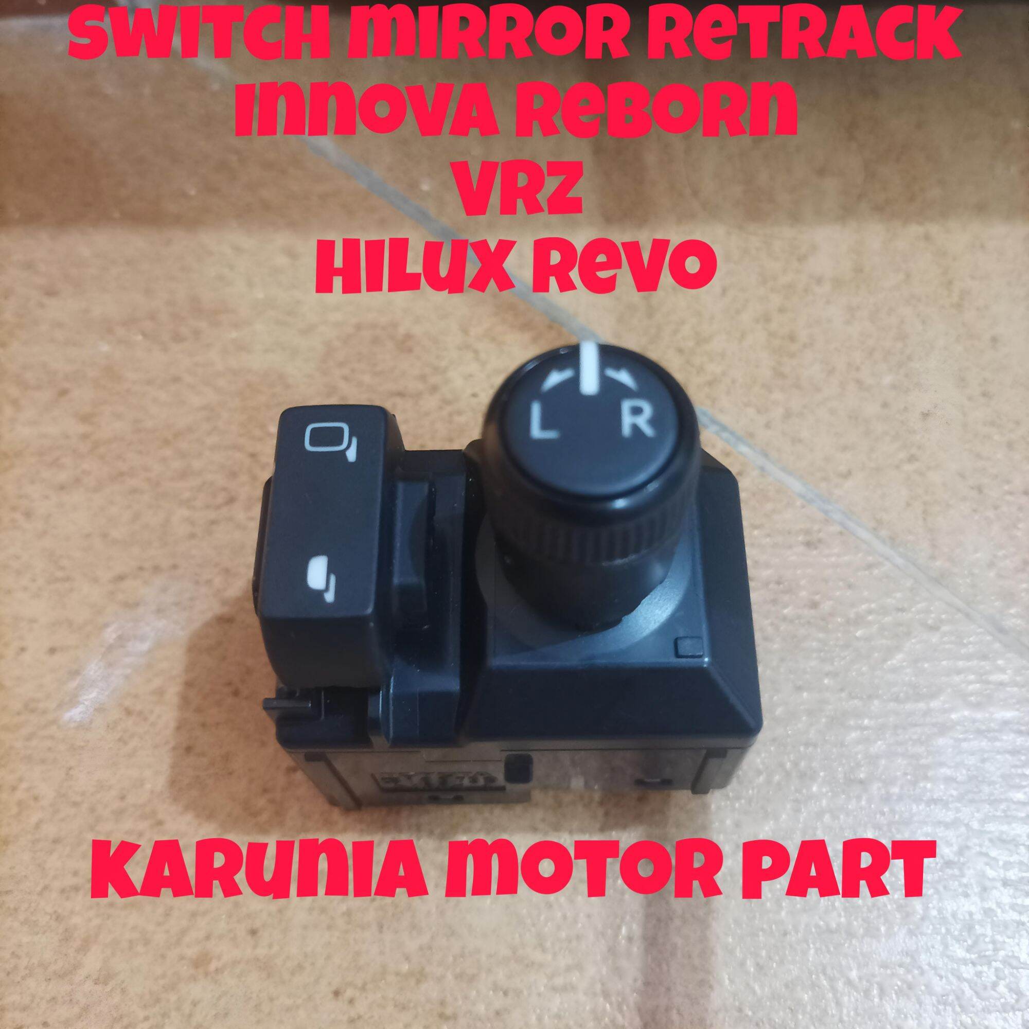 Saklar spion Switch mirror Spion Retrack Innova Reborn Fortuner VRZ ...