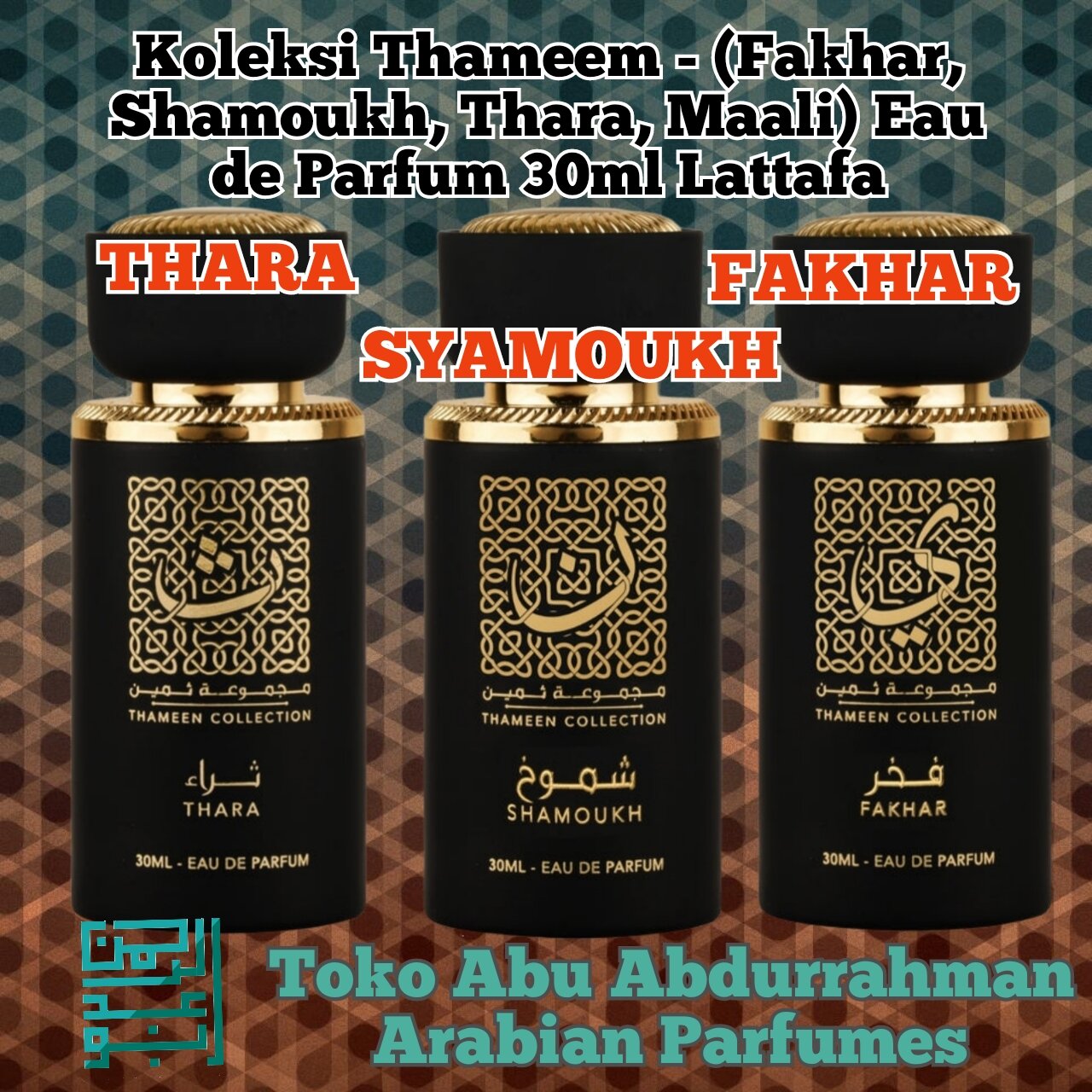 Parfum Premium 30ml Koleksi Thameem - (Fakhar, Shamoukh, Thara, ) EDP Lattafa | Lazada Indonesia