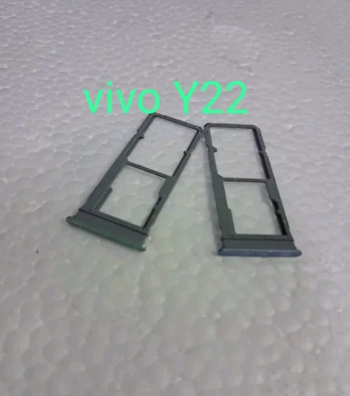 Simtray Sim tray Tempat sim card Vivo Y22 Original tempat kartu sim ...