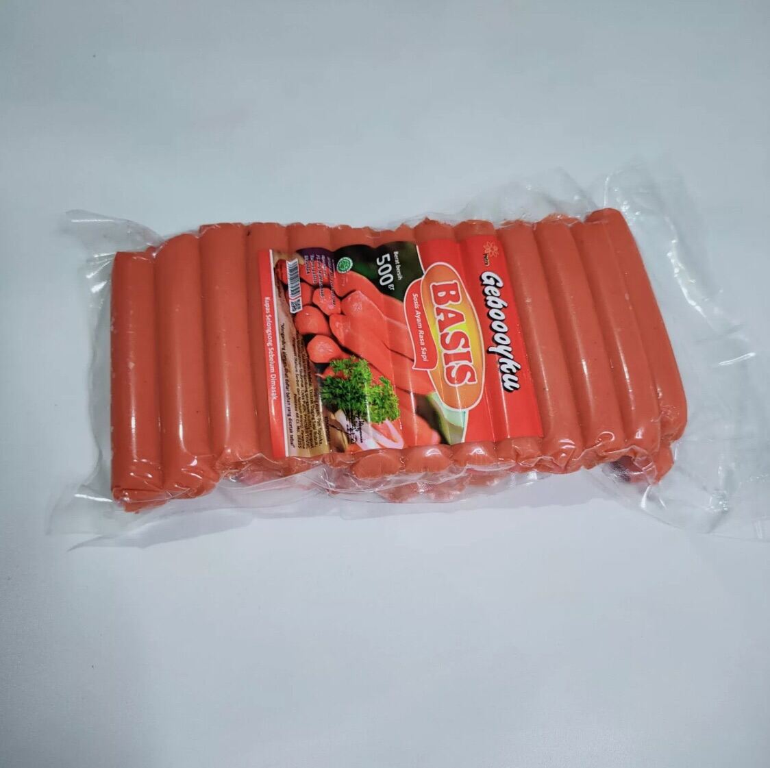 BASIS (BAKSO SOSIS) Geboyyyku 500GR - Sosis Merah Panjang COD | Lazada ...