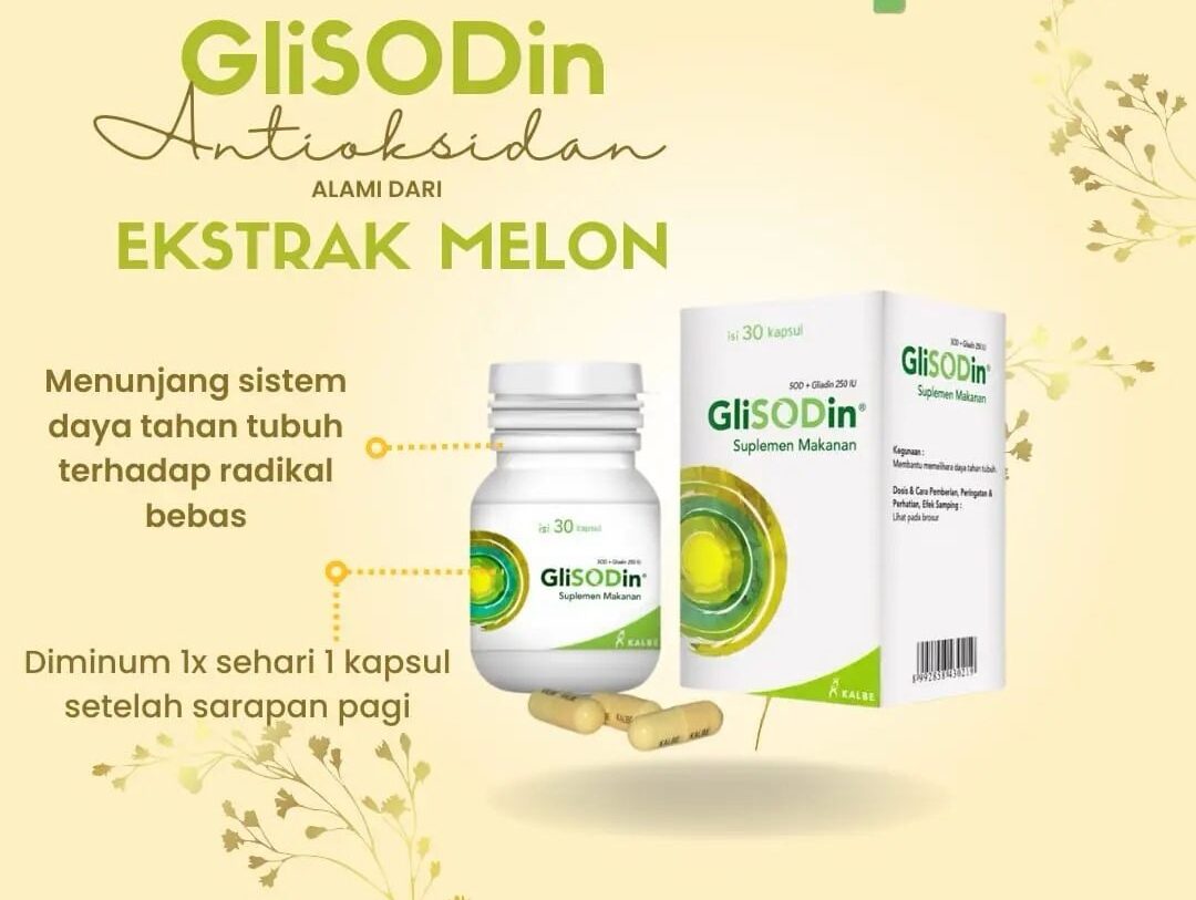 Glisodin suplemen makanan antioksidan per botol 30 tablet | Lazada ...