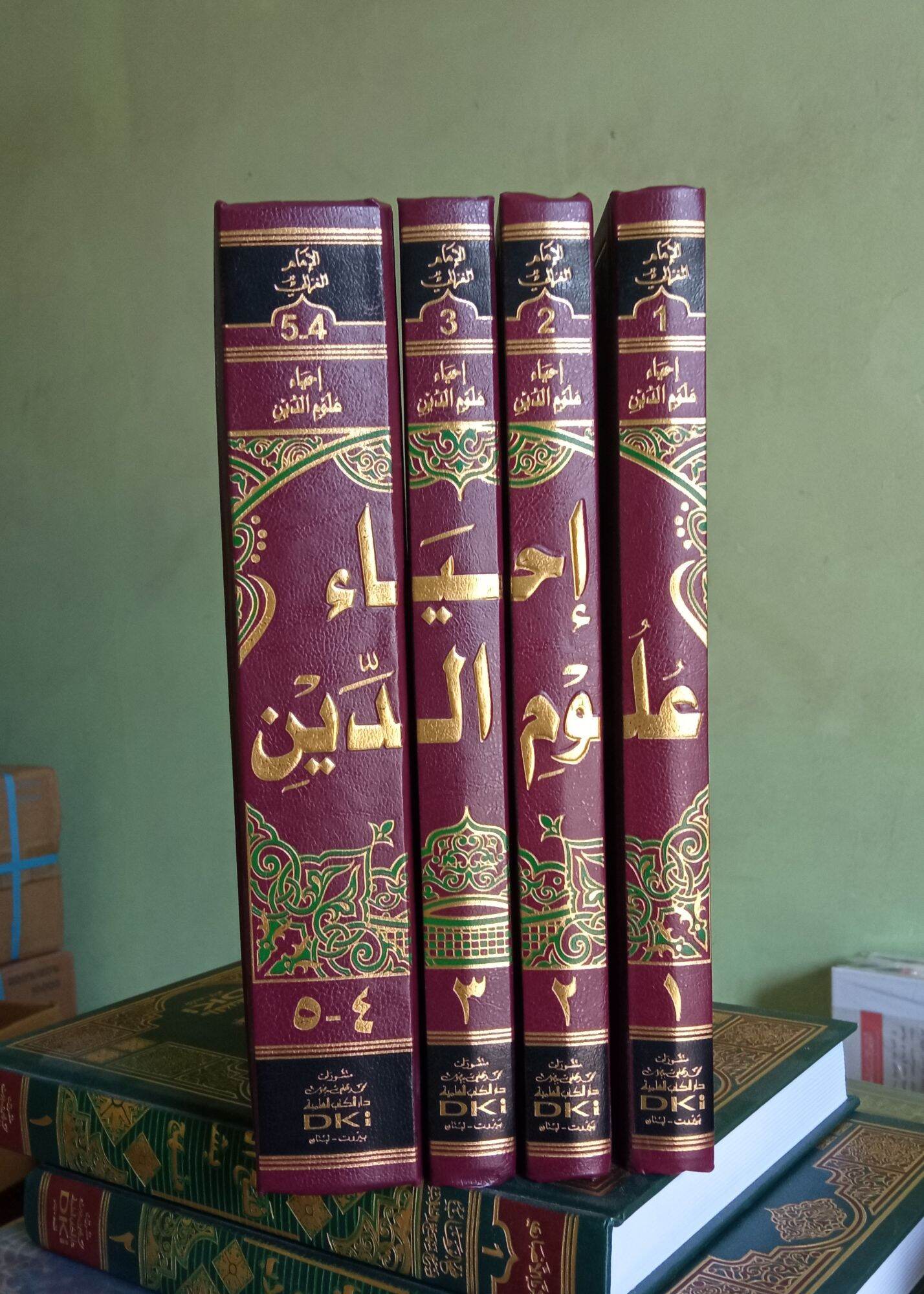 Kitab DKI Ihya' Ulumuddin 5 Juz 4 jilid // Ihya Ulumiddin 4 jilid ...