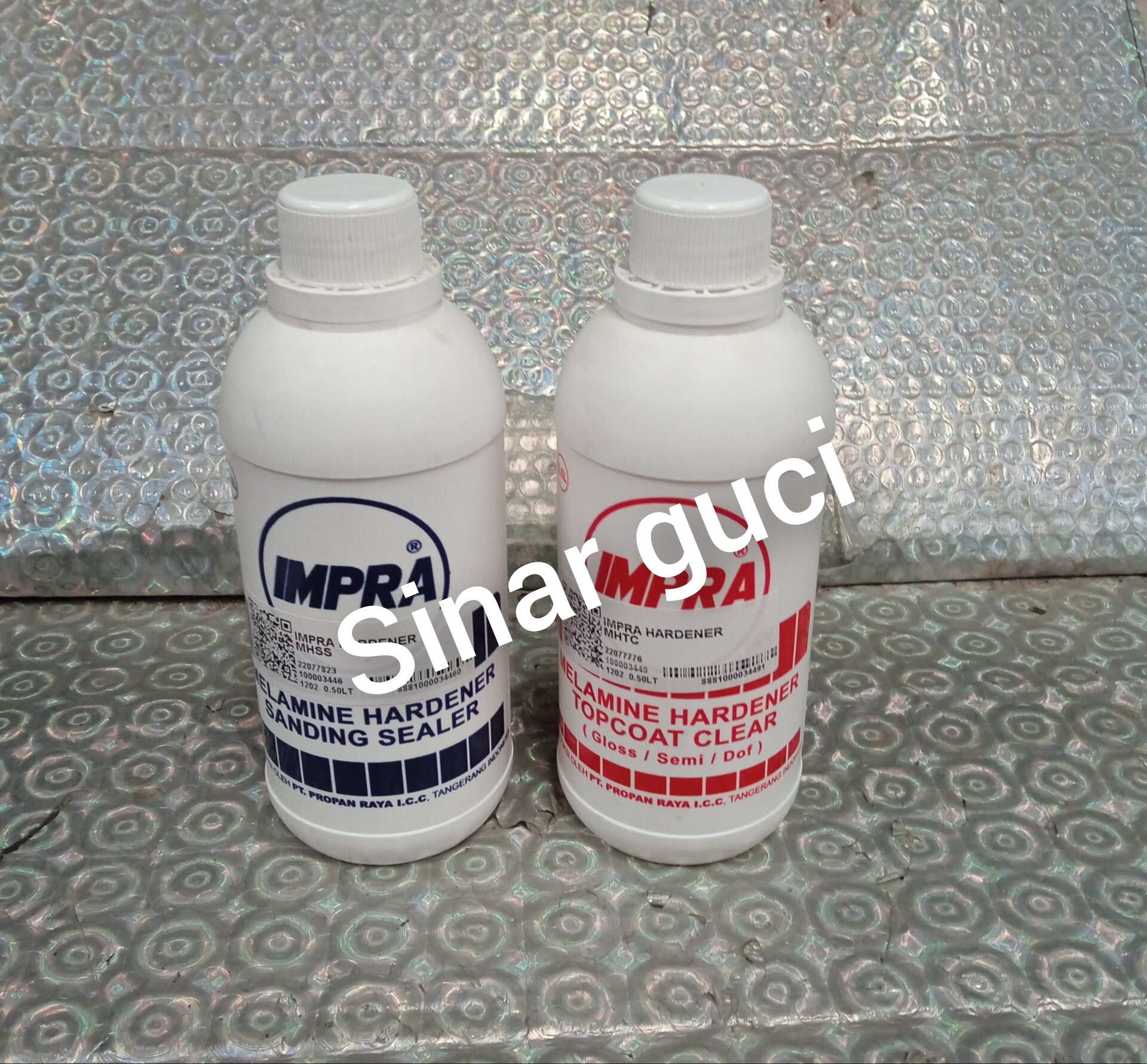 Obat Impra 0.5 Melamine Hardener Topcoat Merah Dan Melamine Sending ...