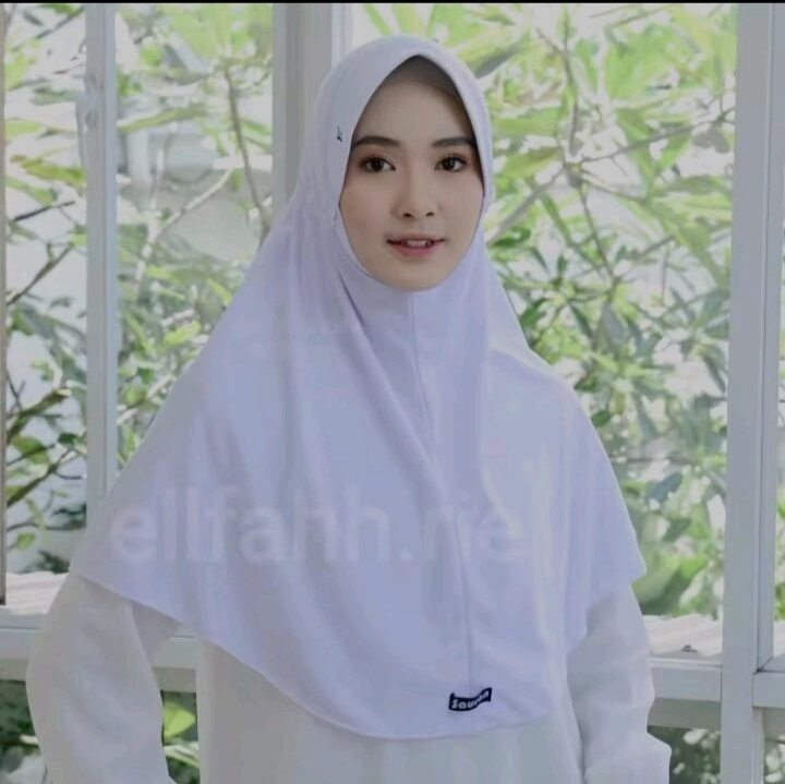 kerudung rabani sekolah sd warna putih ukuran M L XL | Lazada Indonesia