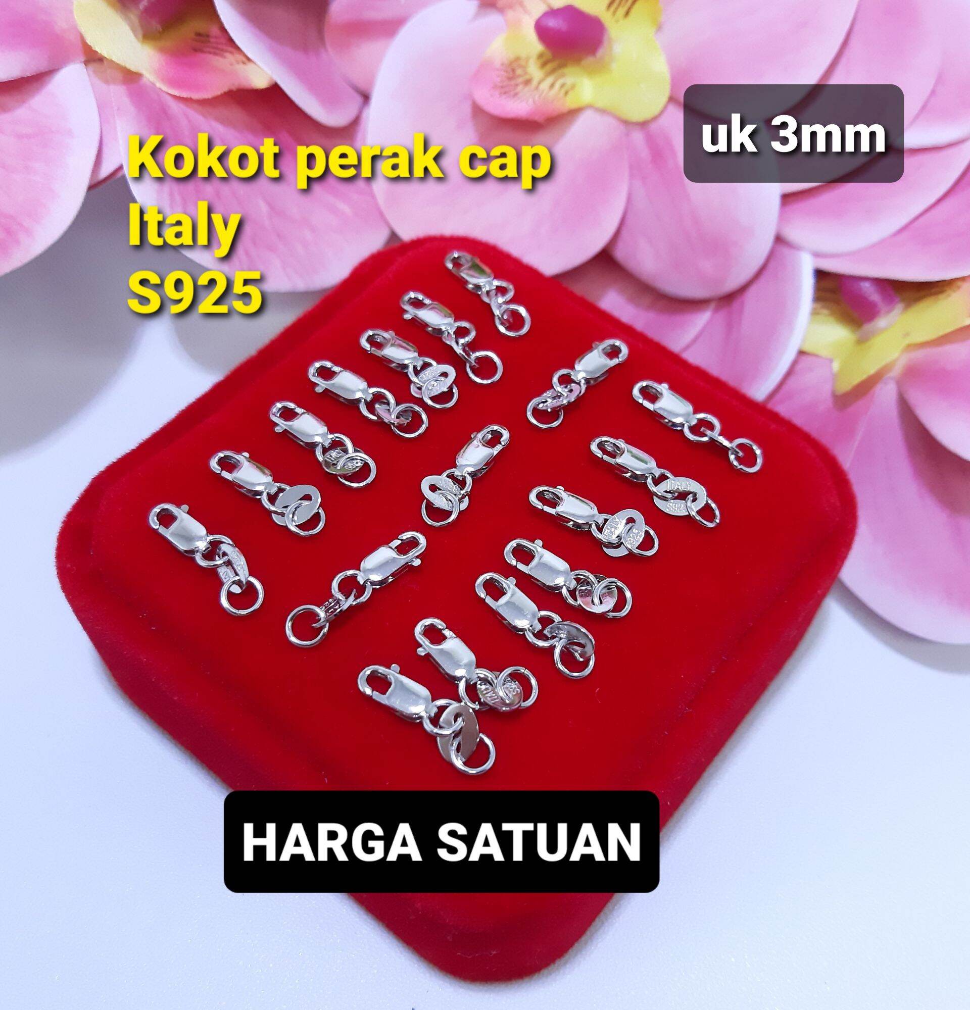 Kokot perak asli S925 kokot/konci kalung gelang dll | Lazada Indonesia