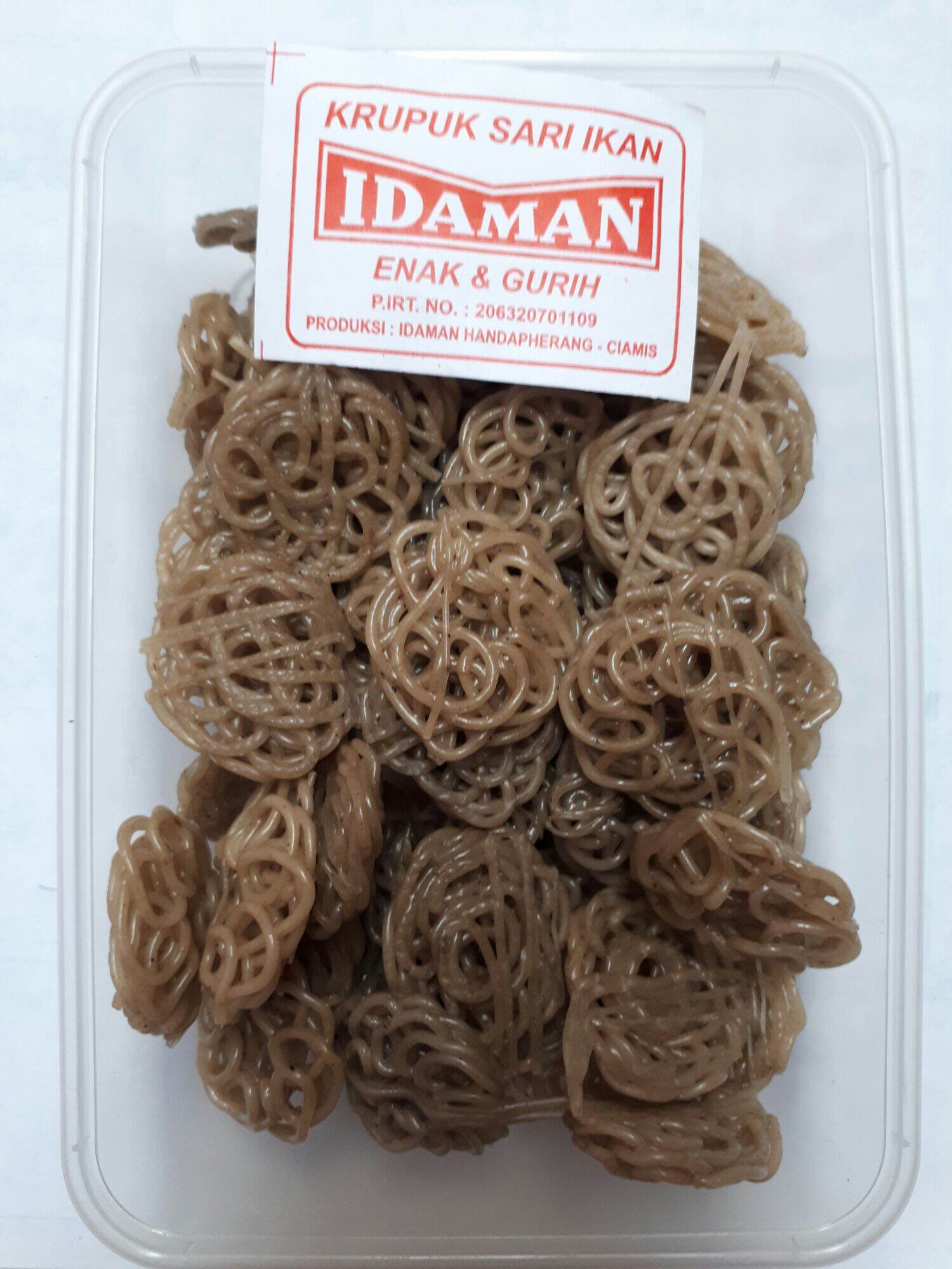 kerupuk sari ikan idaman enak dan gurih .kerupuk khas ciamis | Lazada ...