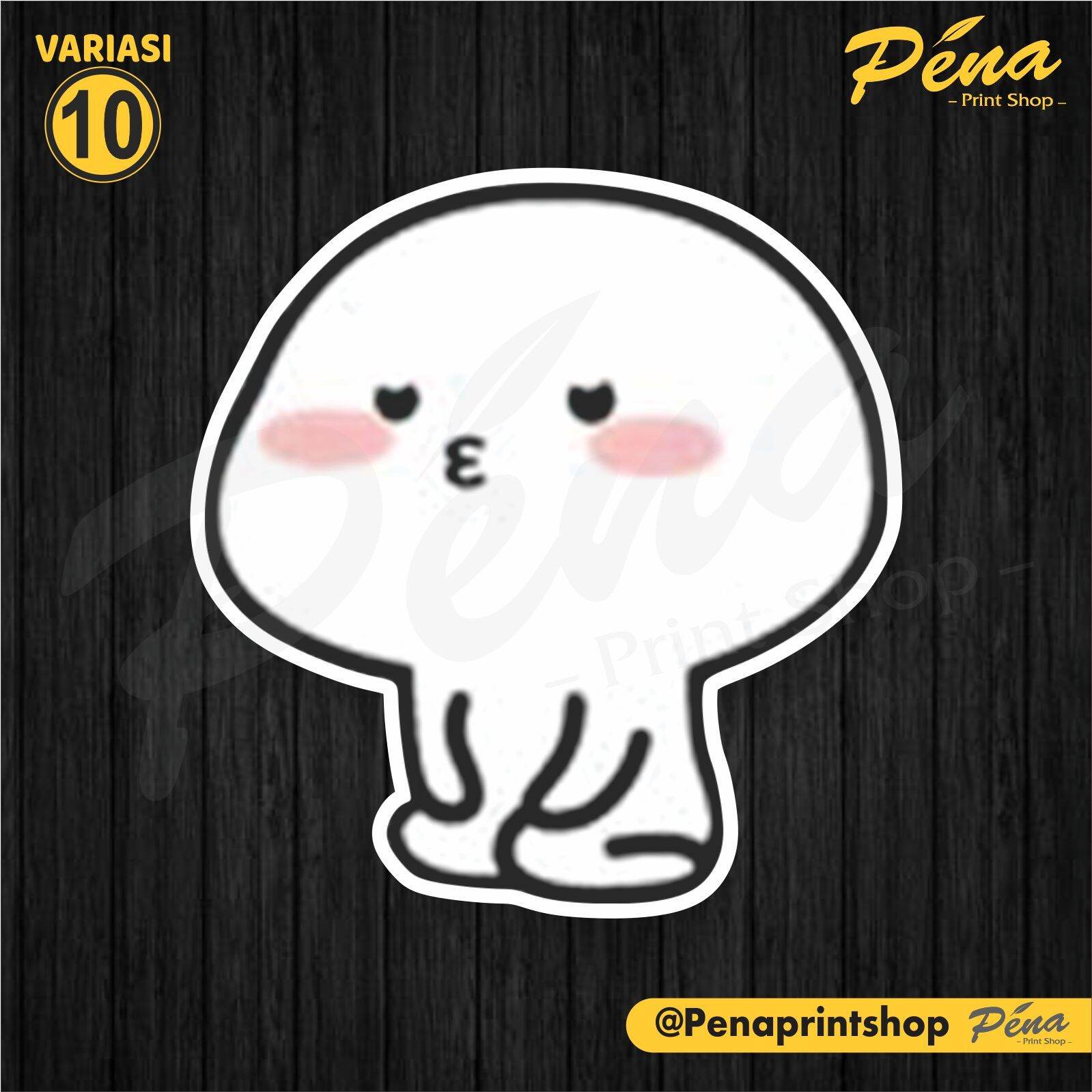 Stiker Pentol Lucu / Stiker Emoticon Emot Emoji / Stiker WA Aesthetic ...