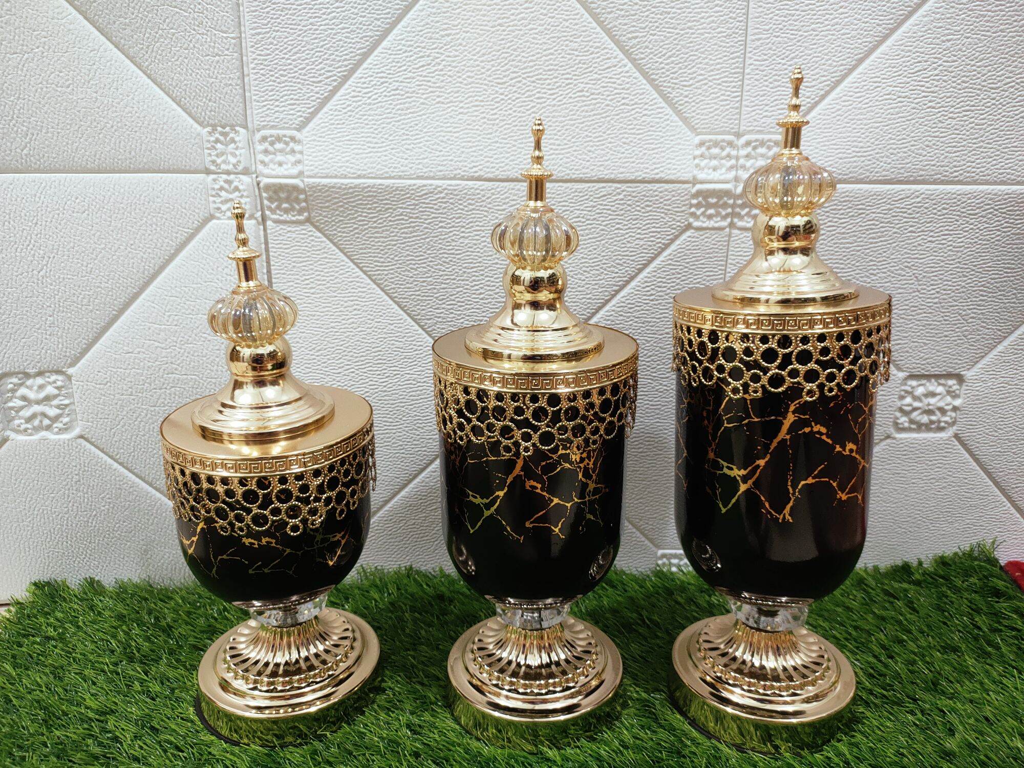 toples sultan/toples marble hitam/toples sultan turki marble hitam mewah B set 3pc | Lazada ...